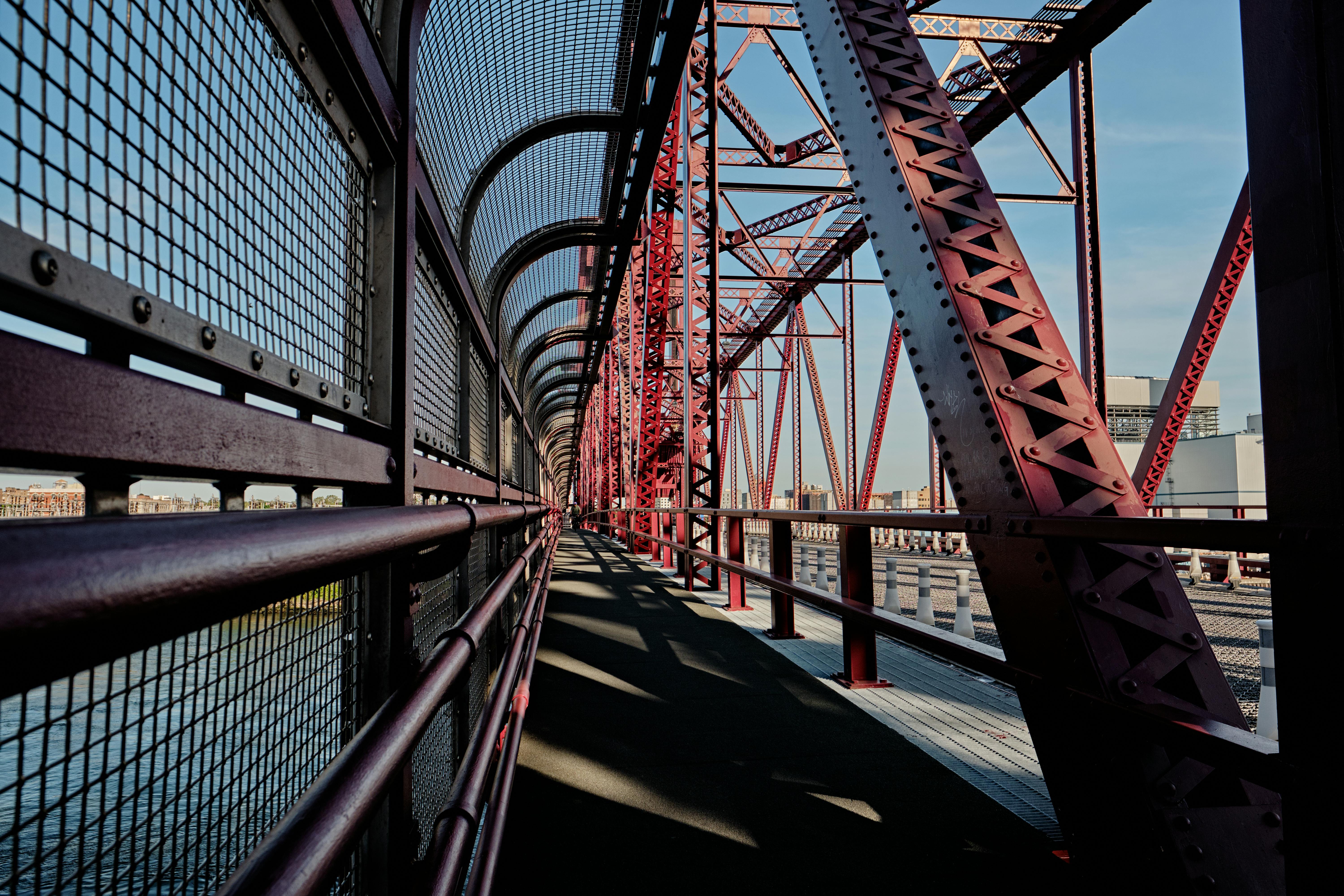Close-Up Shot Of Metal Bridge · Free Stock Photo