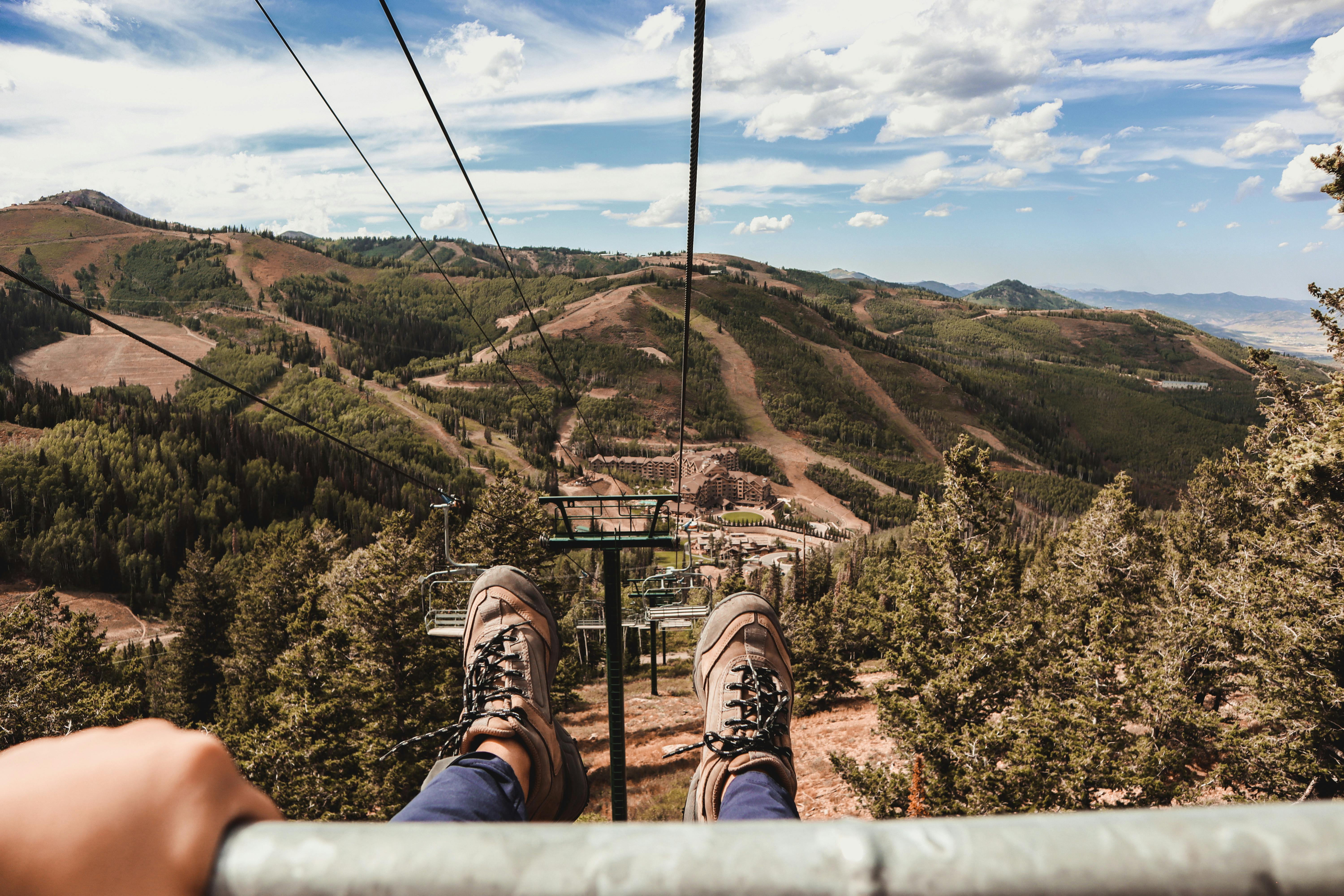 White And Black Cable Car · Free Stock Photo