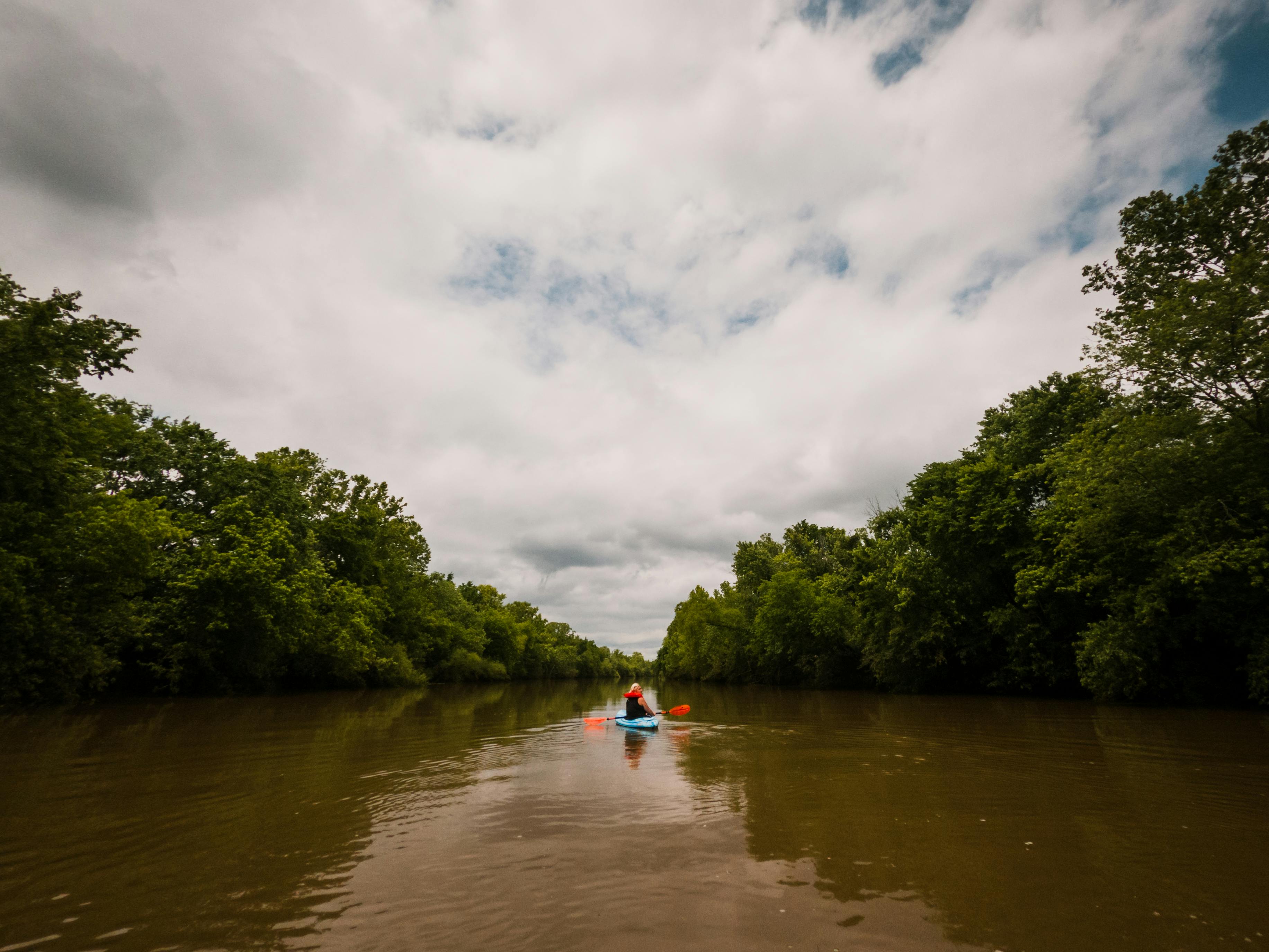 Houseboat on river among exotic nature · Free Stock Photo