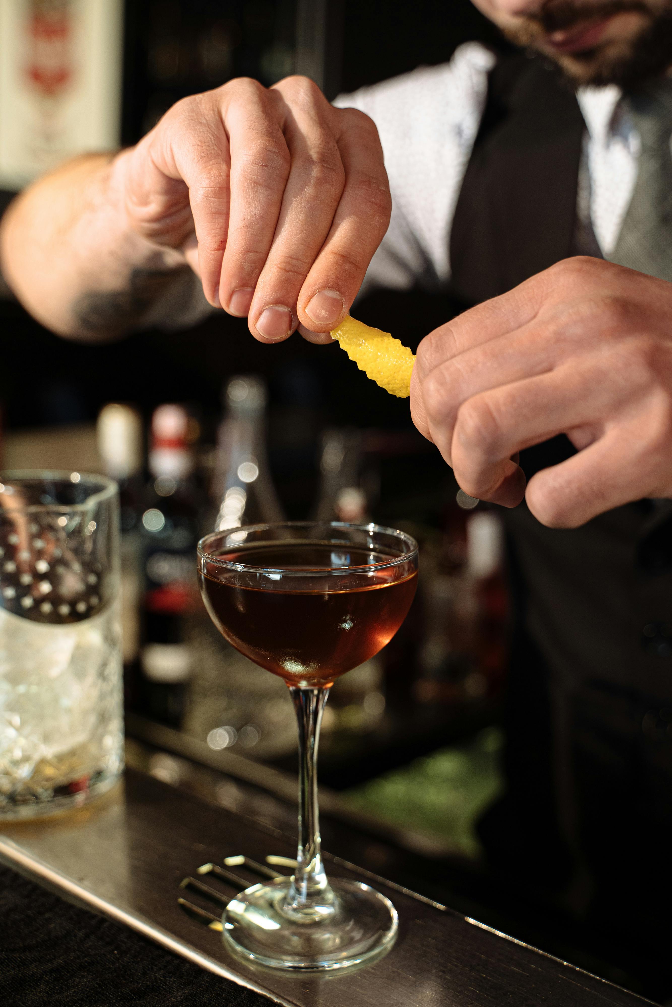 Barman Preparing Drink · Free Stock Photo