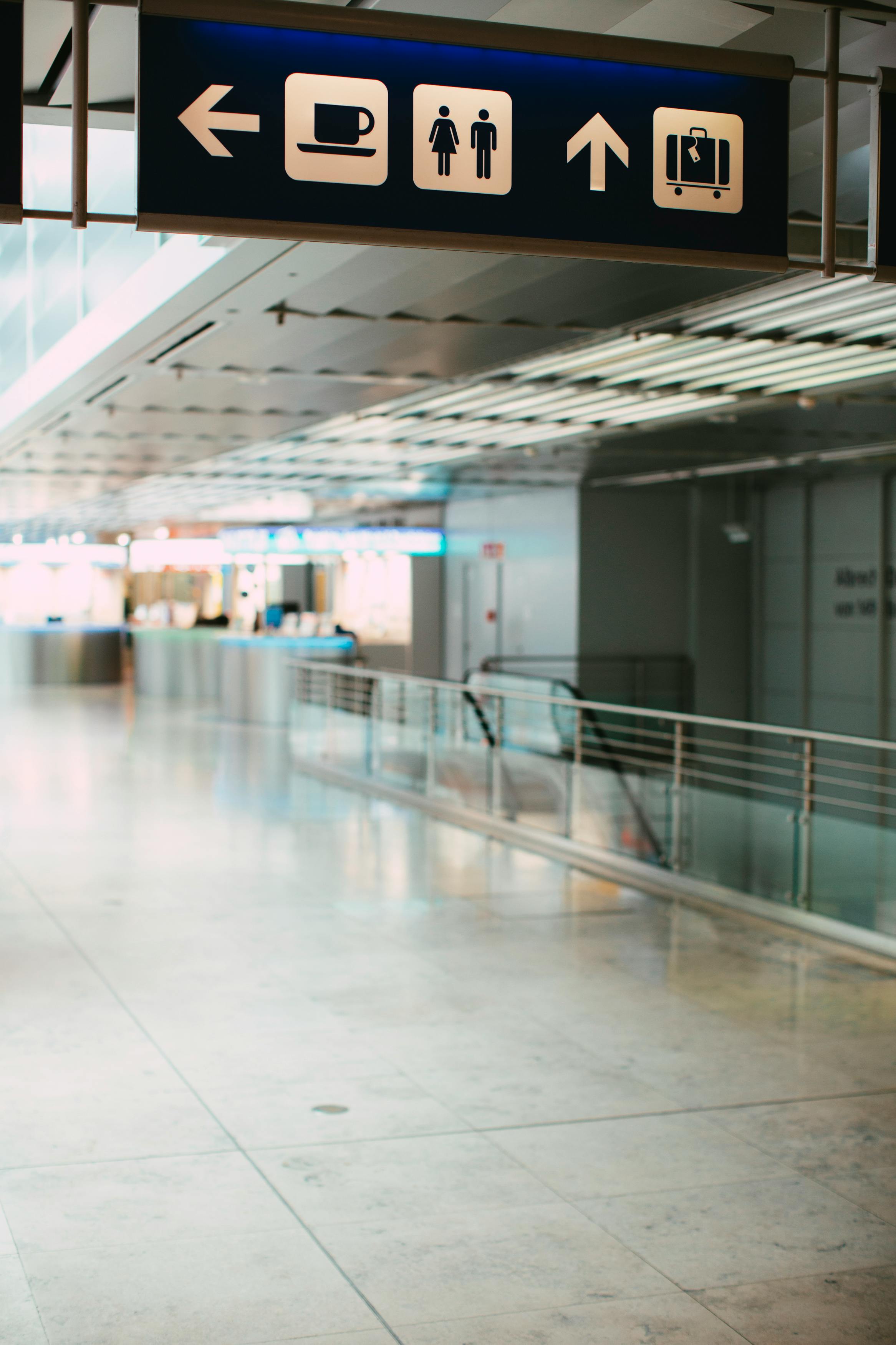 Illuminated Information Signage · Free Stock Photo