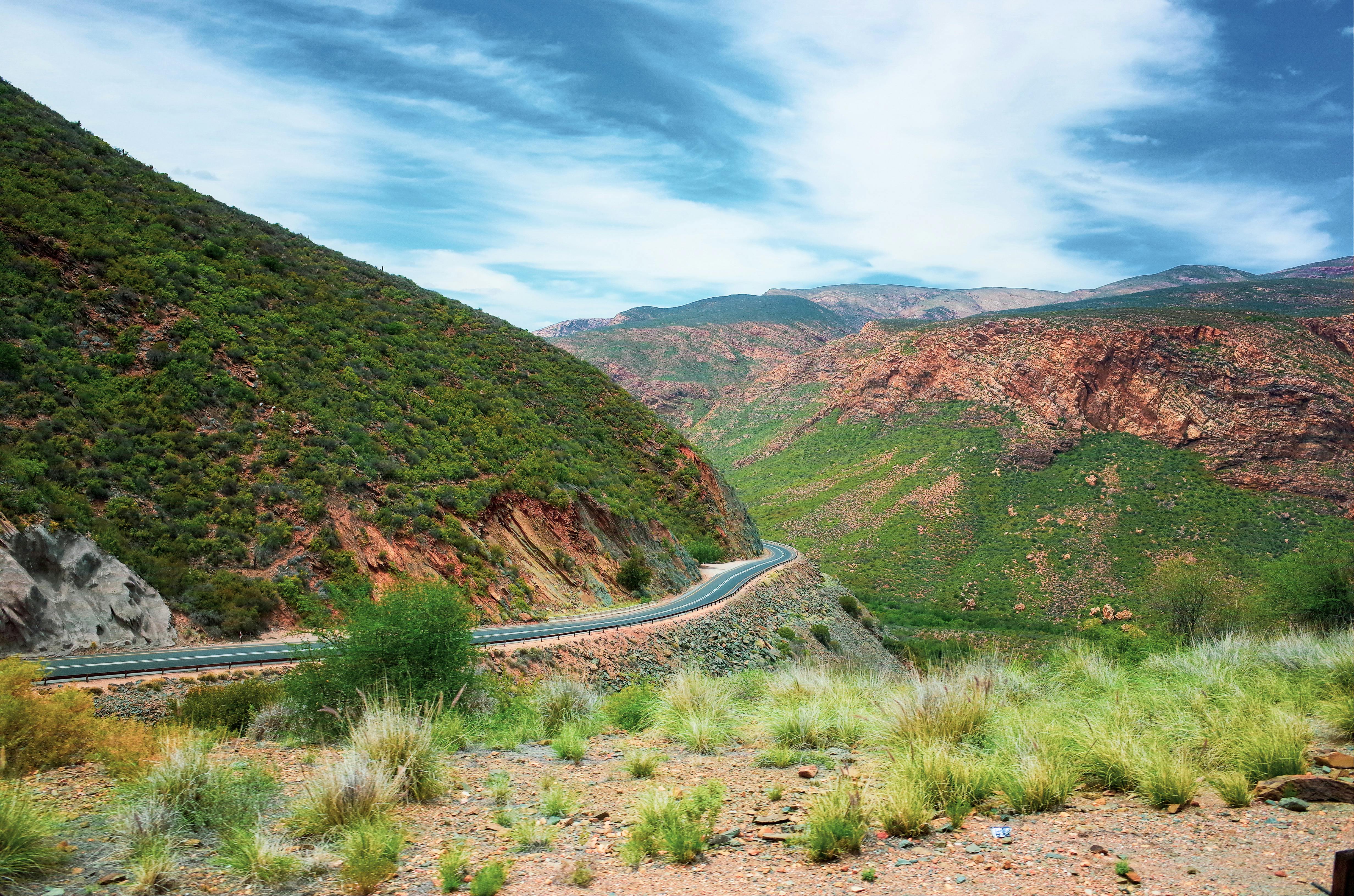A Road Carved from the Mountain Side · Free Stock Photo