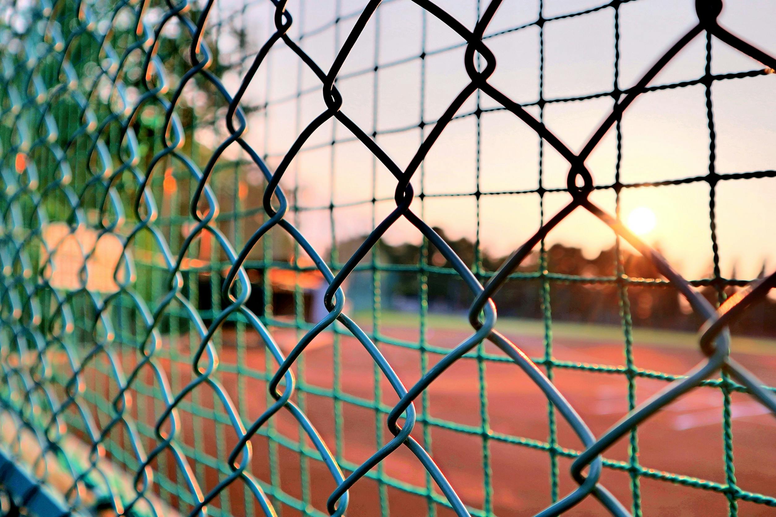 Close Up Photo of a Chain Link Fence · Free Stock Photo