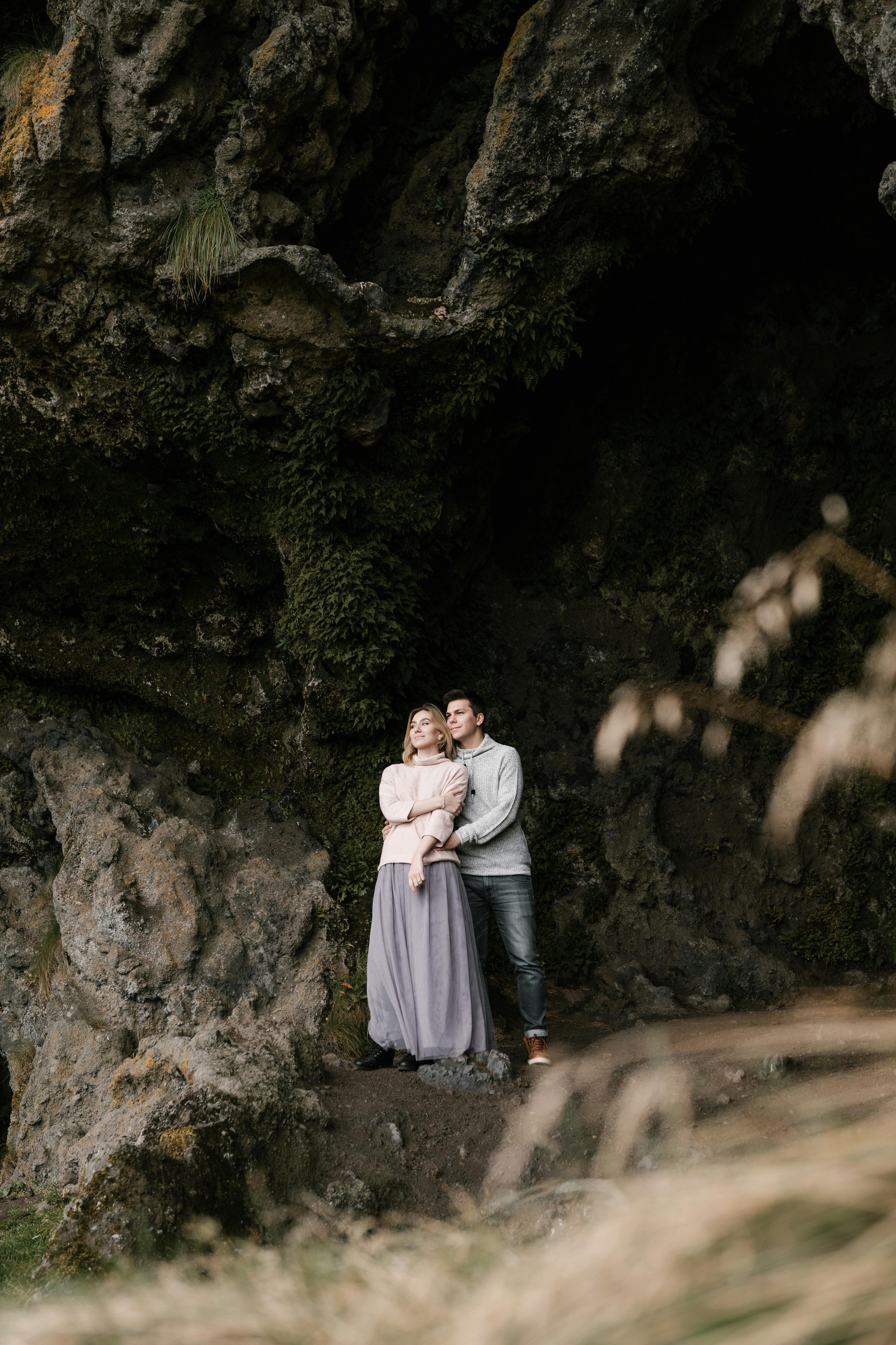 Anonymous couple cuddling and enjoying sea view during yacht trip ...