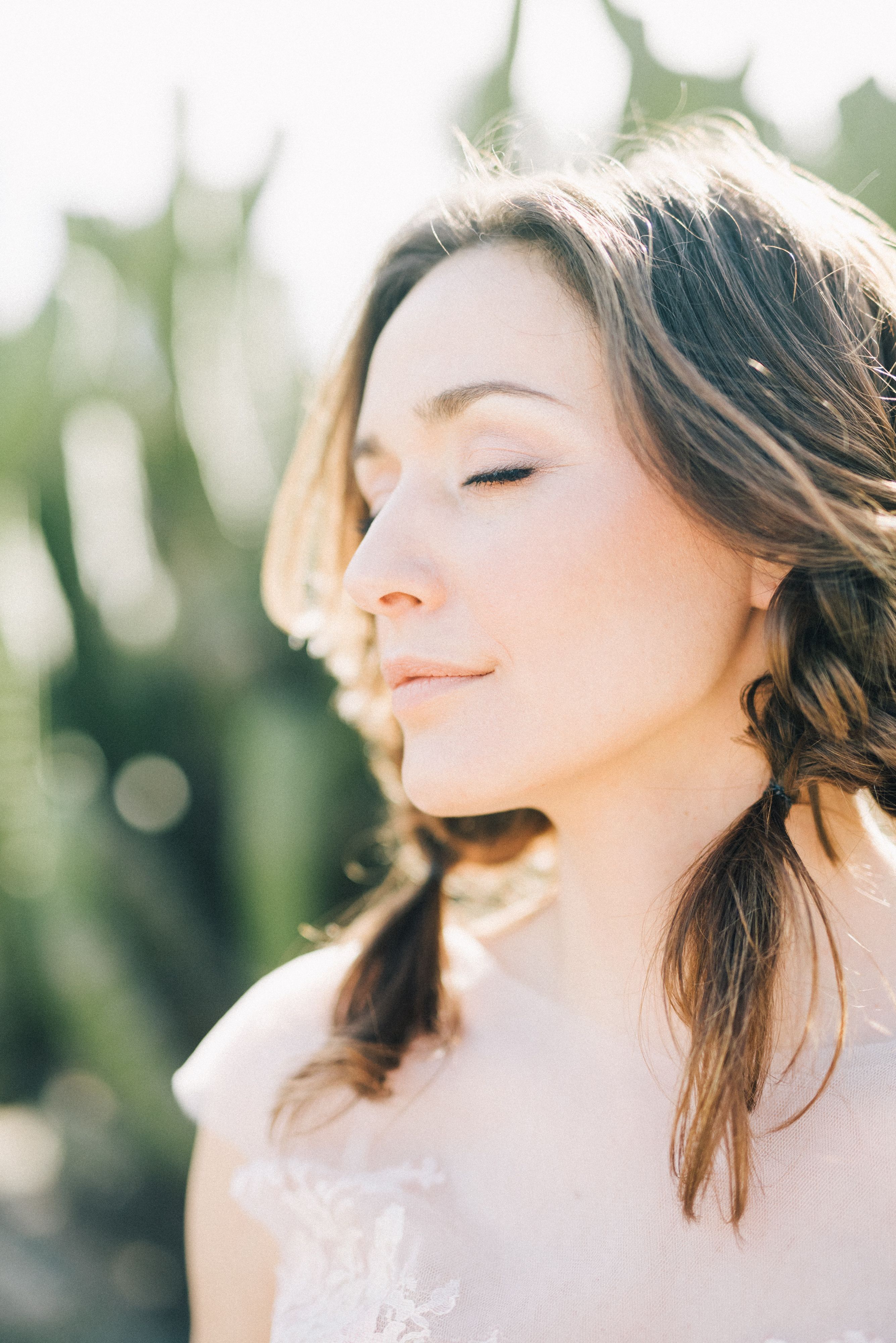 A Person Braiding Hair · Free Stock Photo