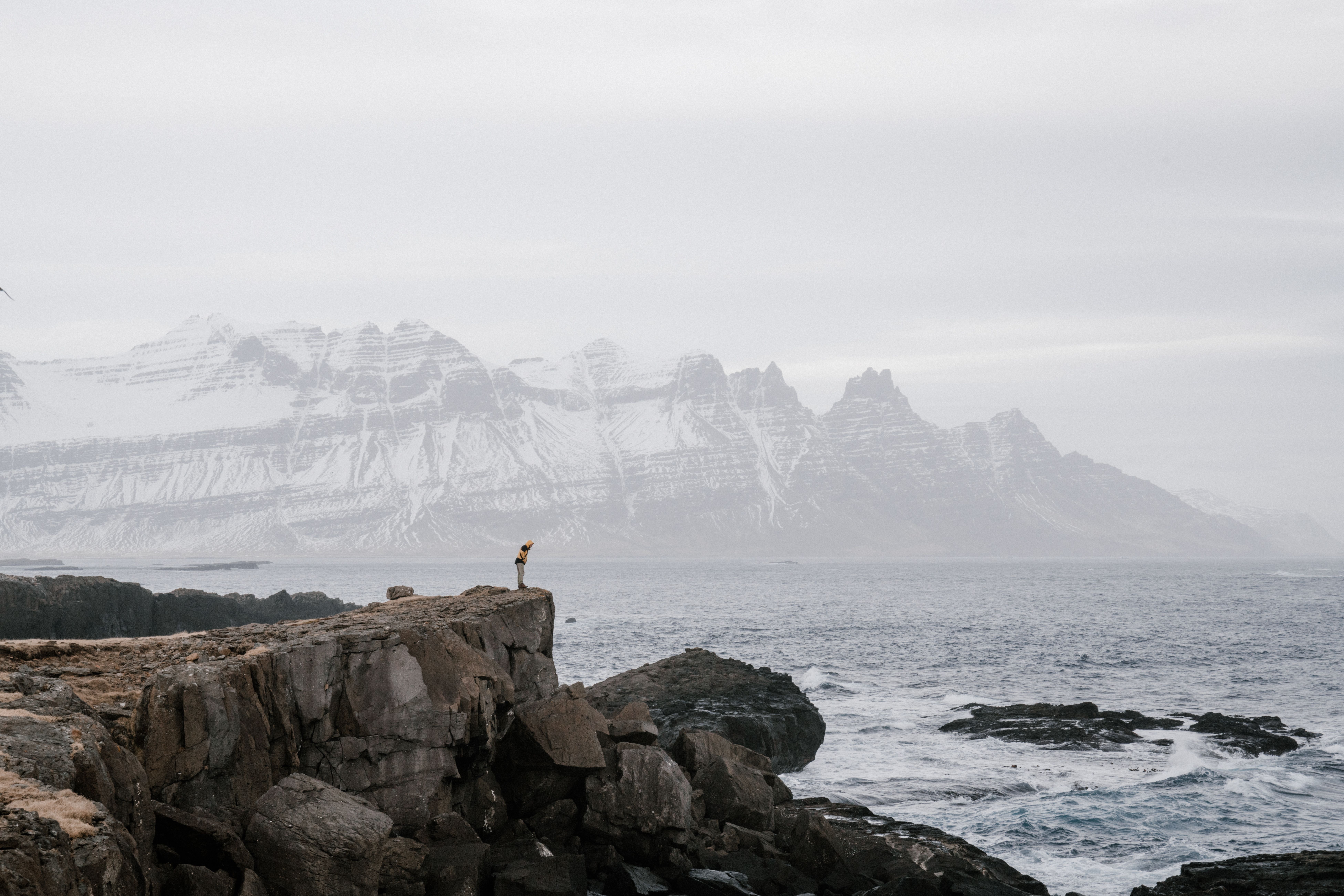 Cliffs and Mountains on Sea Coastline · Free Stock Photo