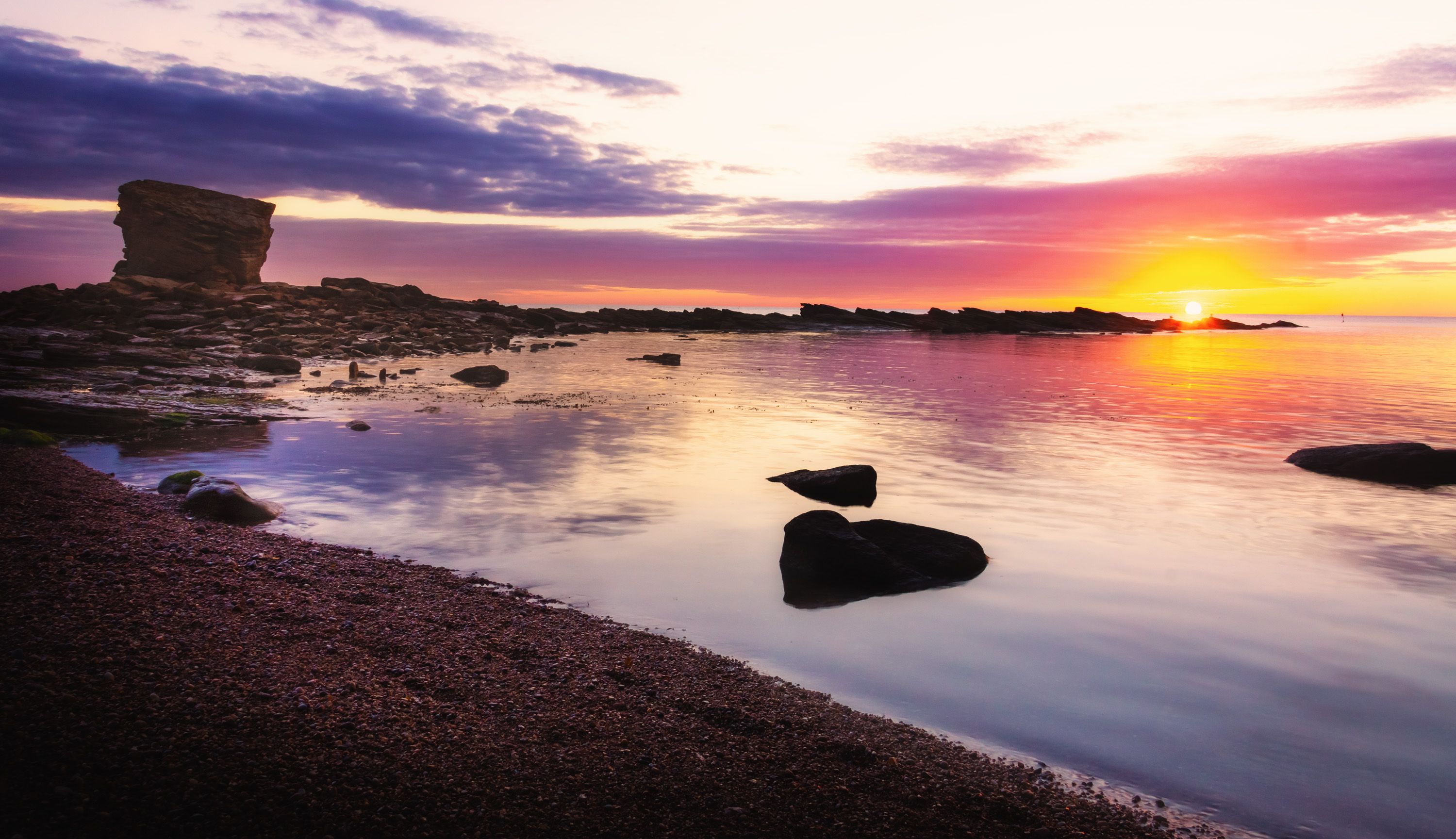 Glowing Pebble Beach Photos, Download The BEST Free Glowing Pebble ...