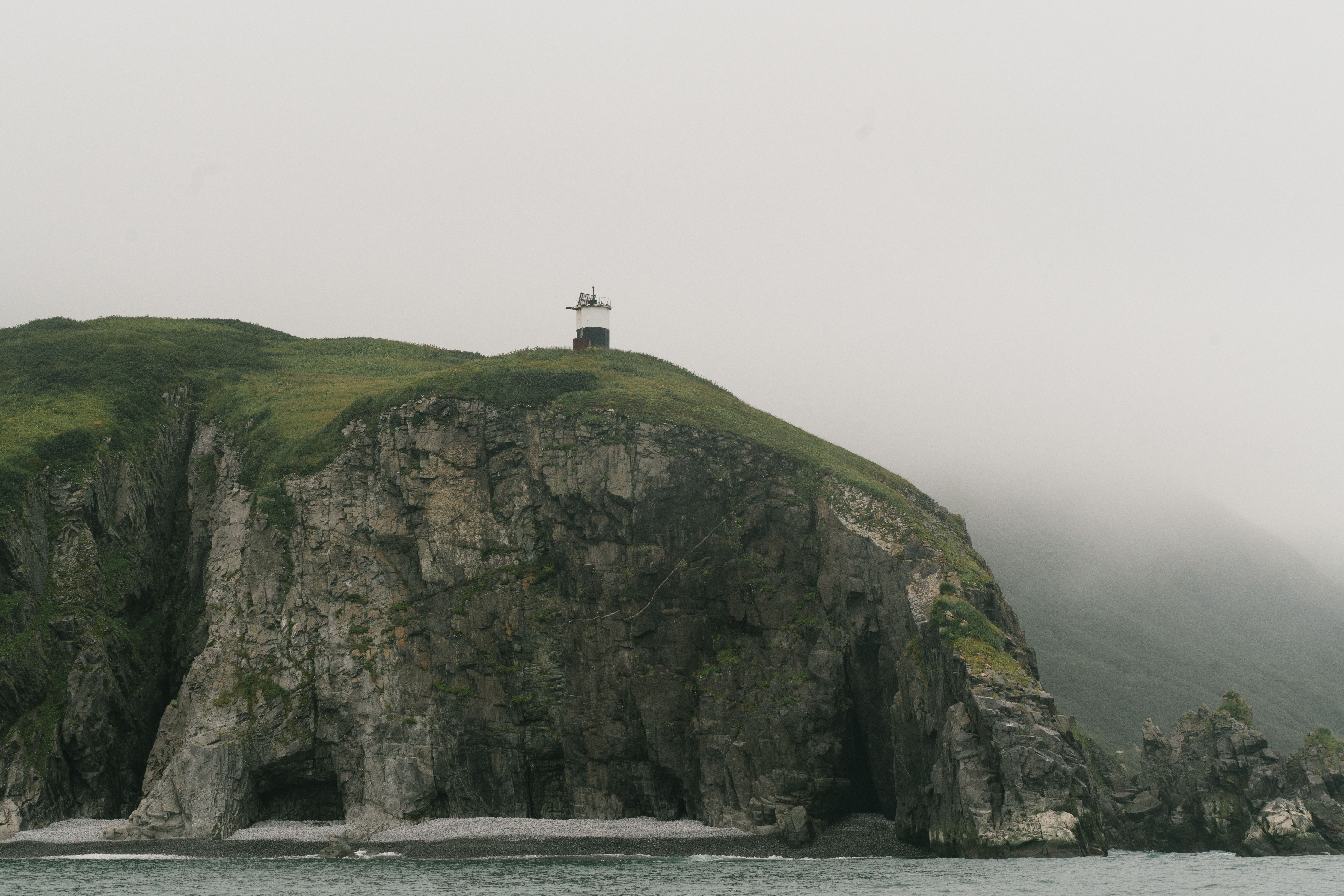 Fog over Cliff on Sea Shore · Free Stock Photo