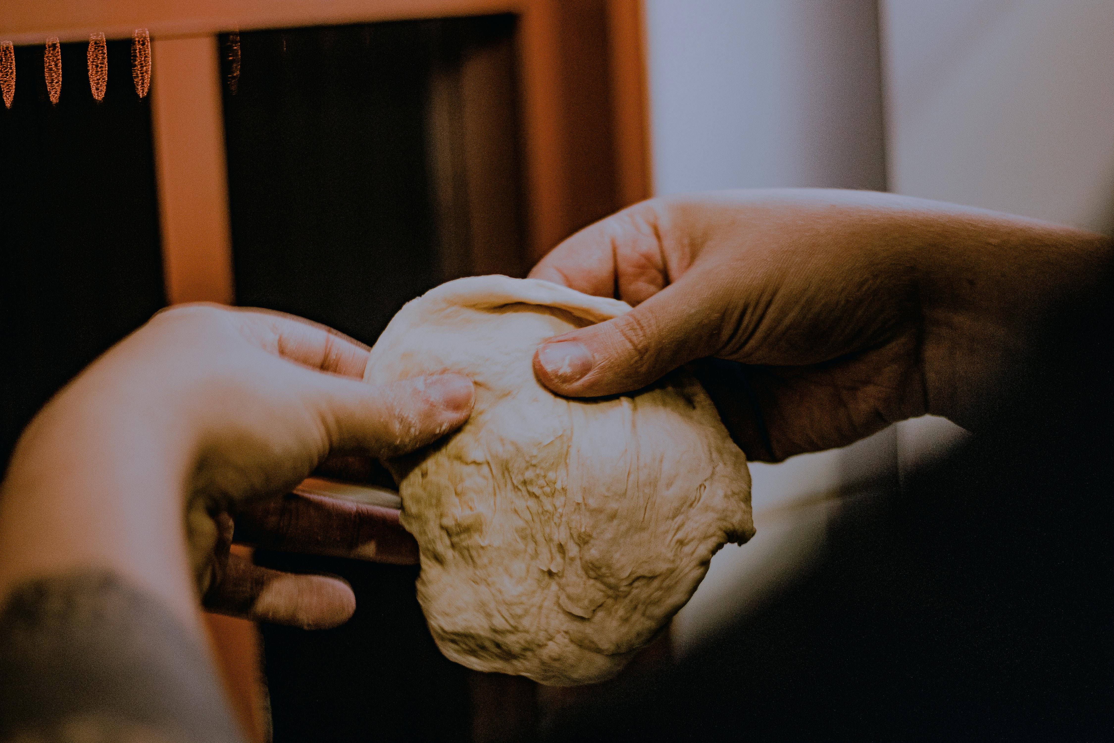 Person Making a Dough · Free Stock Photo