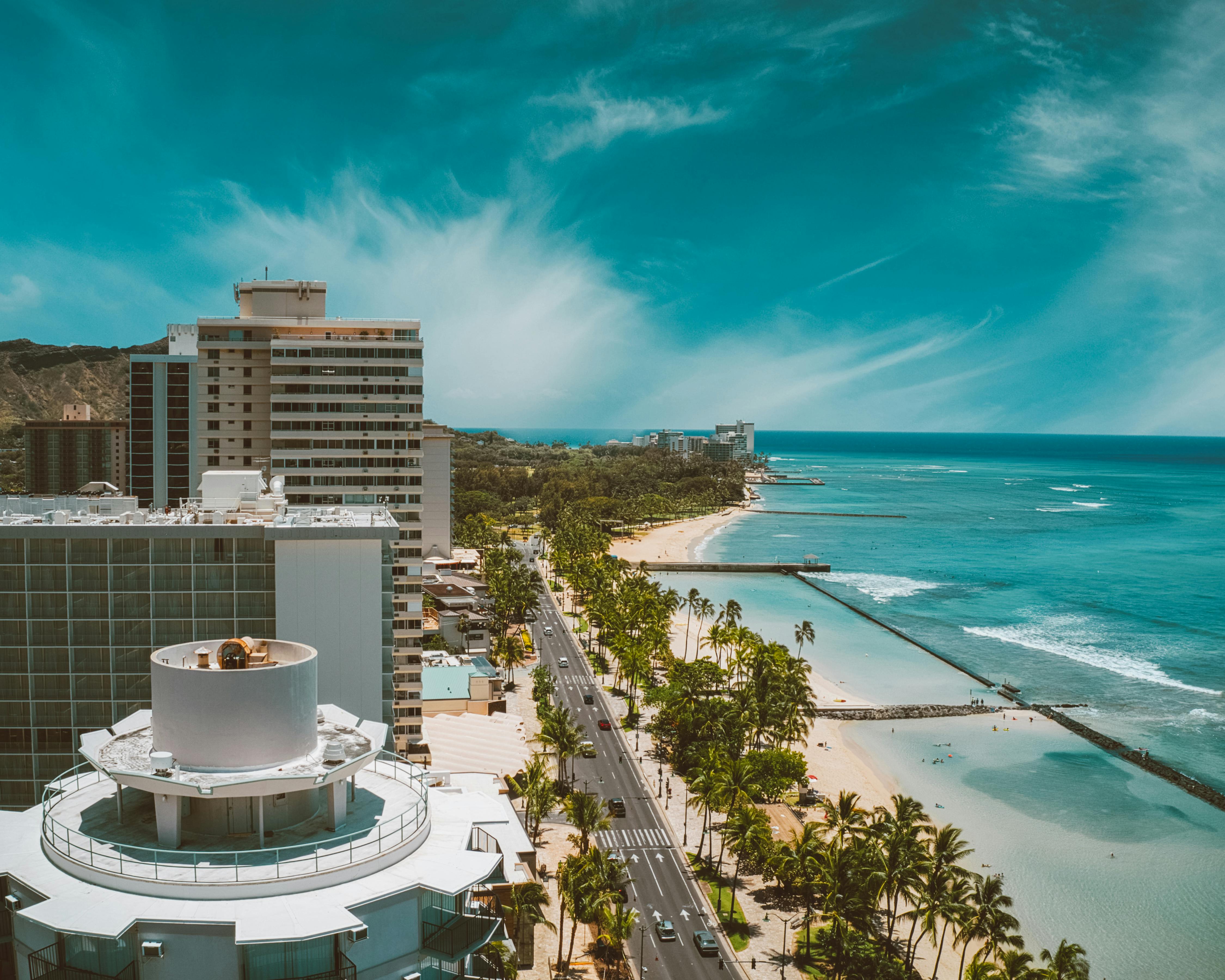 High Rise Buildings Near Beach · Free Stock Photo