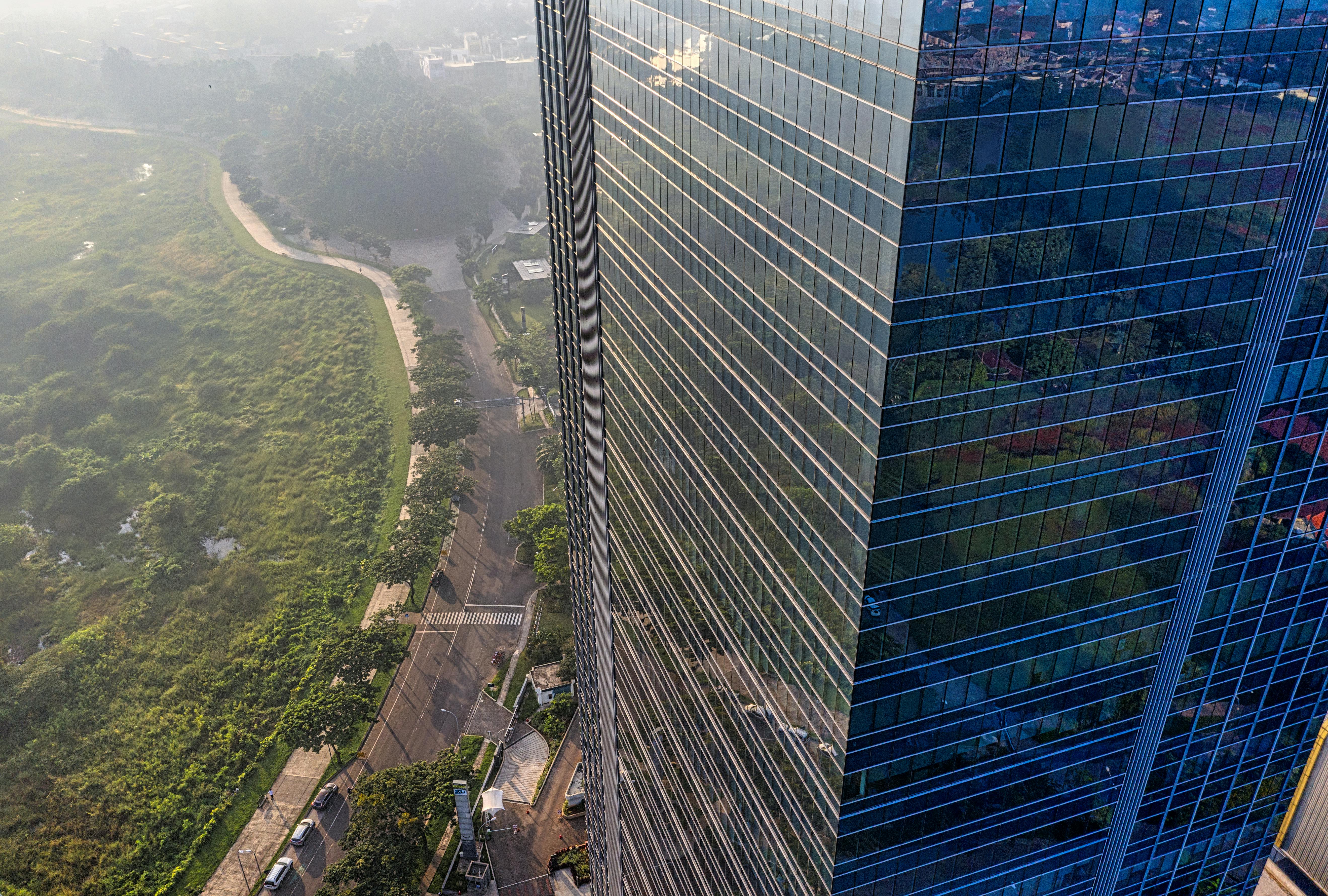 Aerial View of a High Rise Building · Free Stock Photo