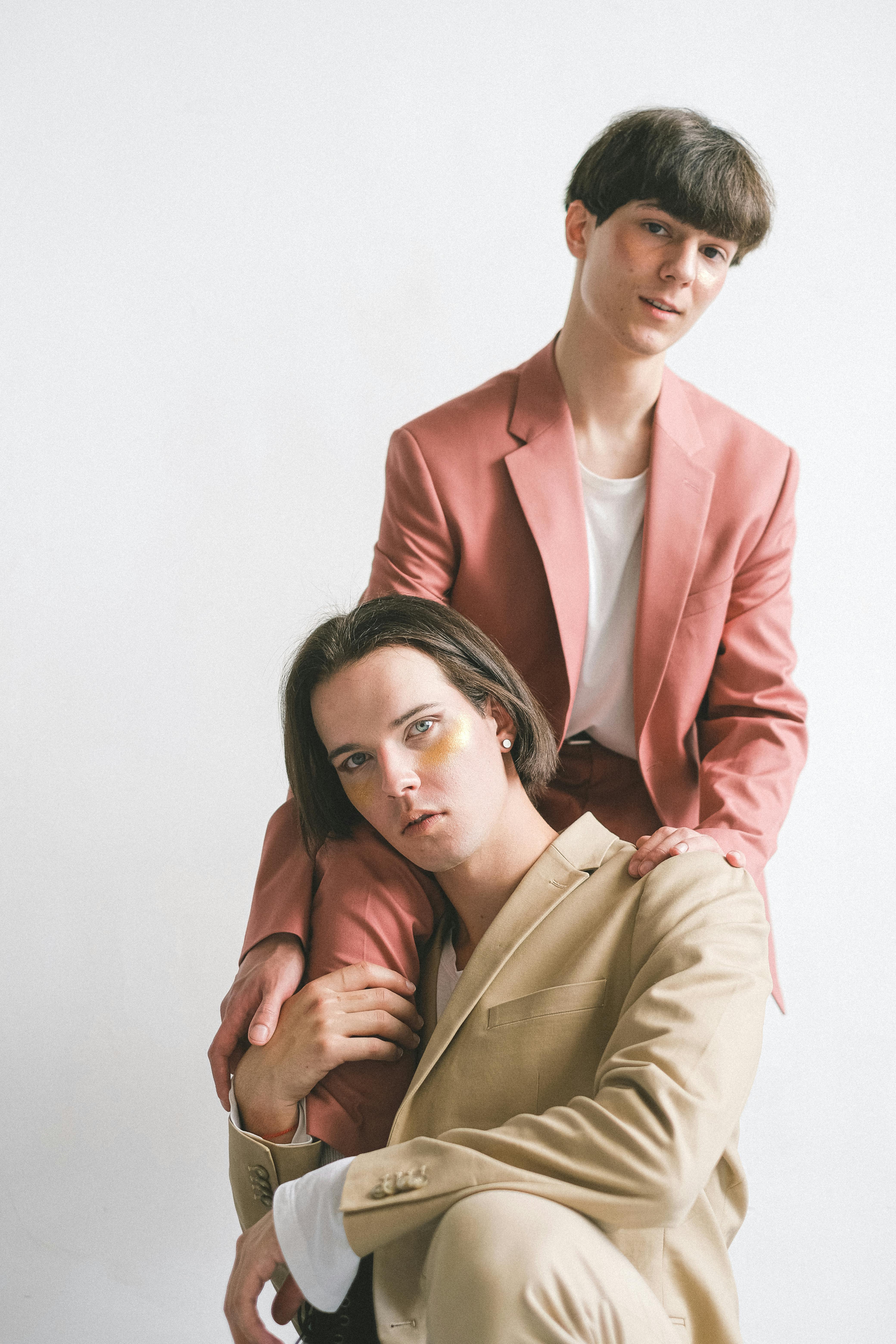 Men in Suits with Chains on their Hands · Free Stock Photo