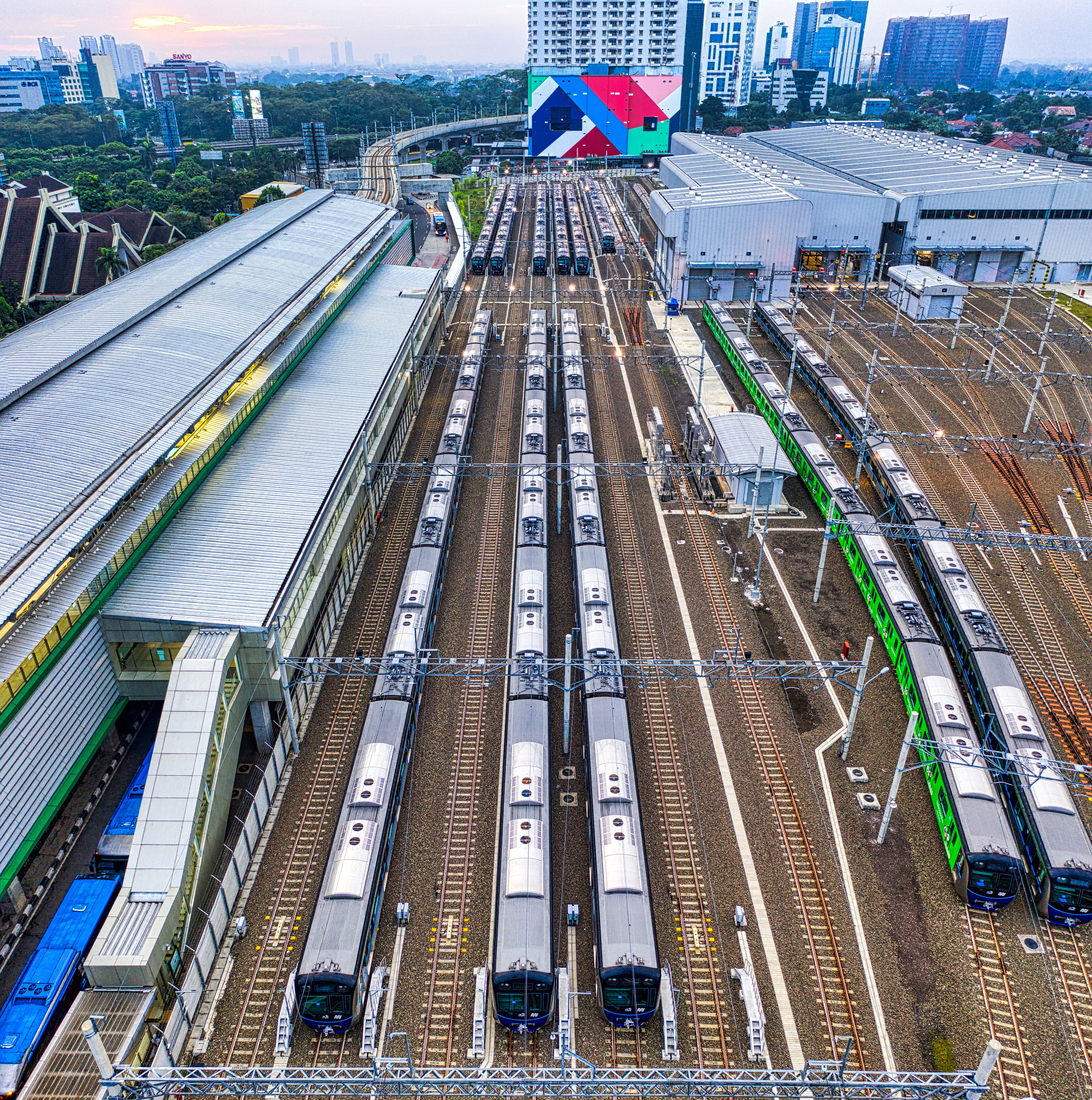 Trains on Railway · Free Stock Photo