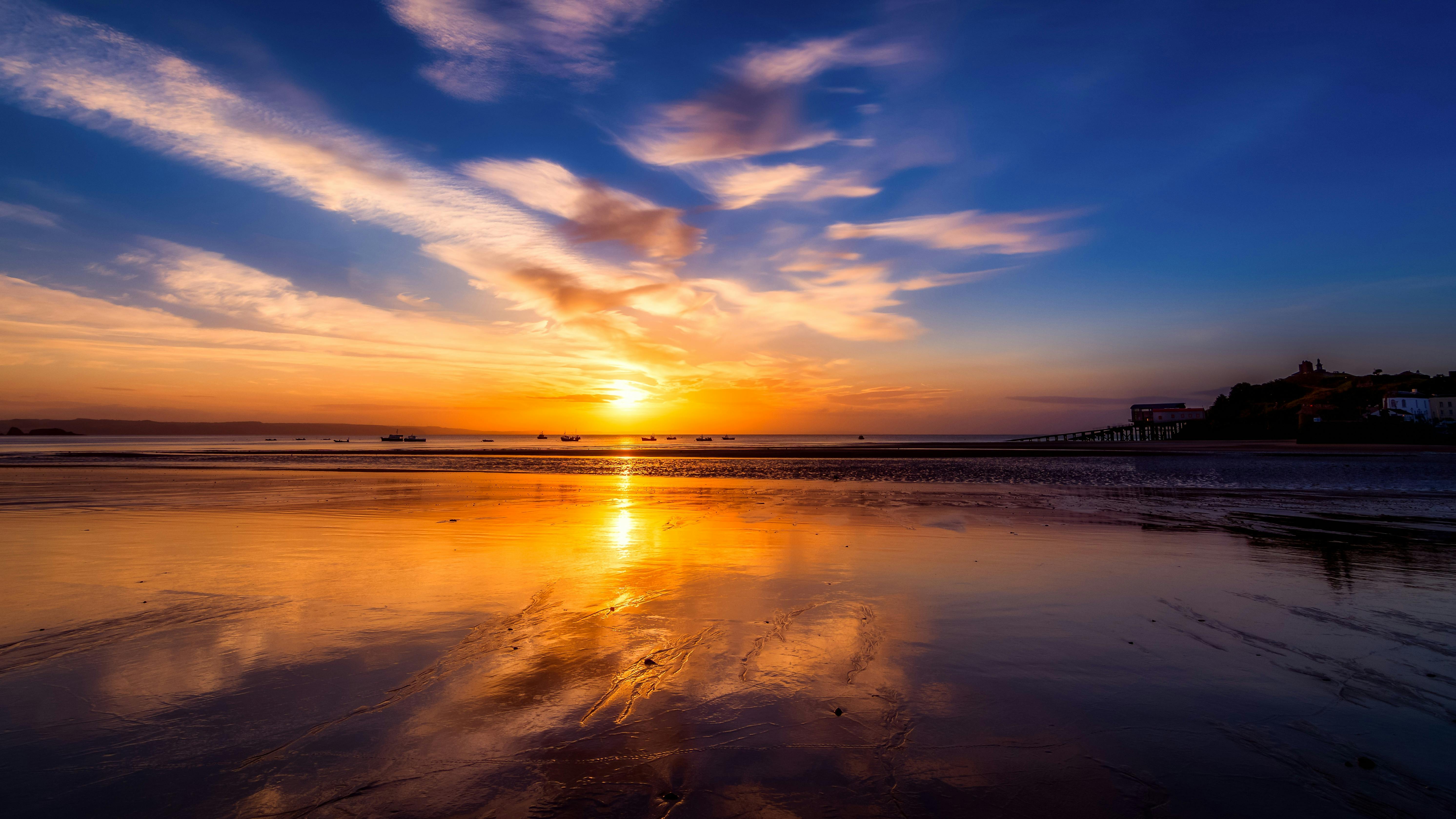 Photo of Sea on Sunrise 路 Free Stock Photo Photo of Sea on Sunrise 路 Free Stock Photo