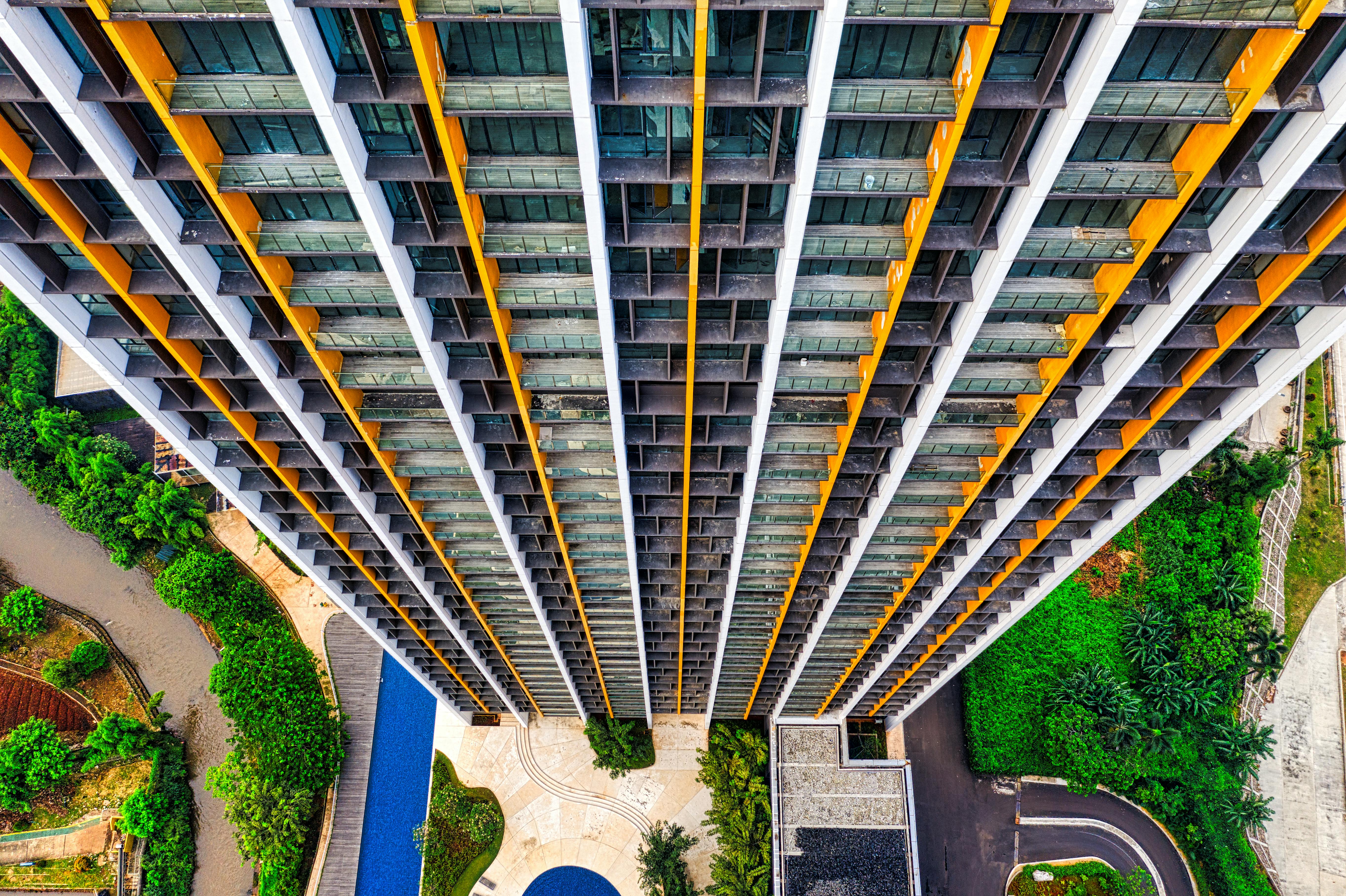 Top View of a Building · Free Stock Photo