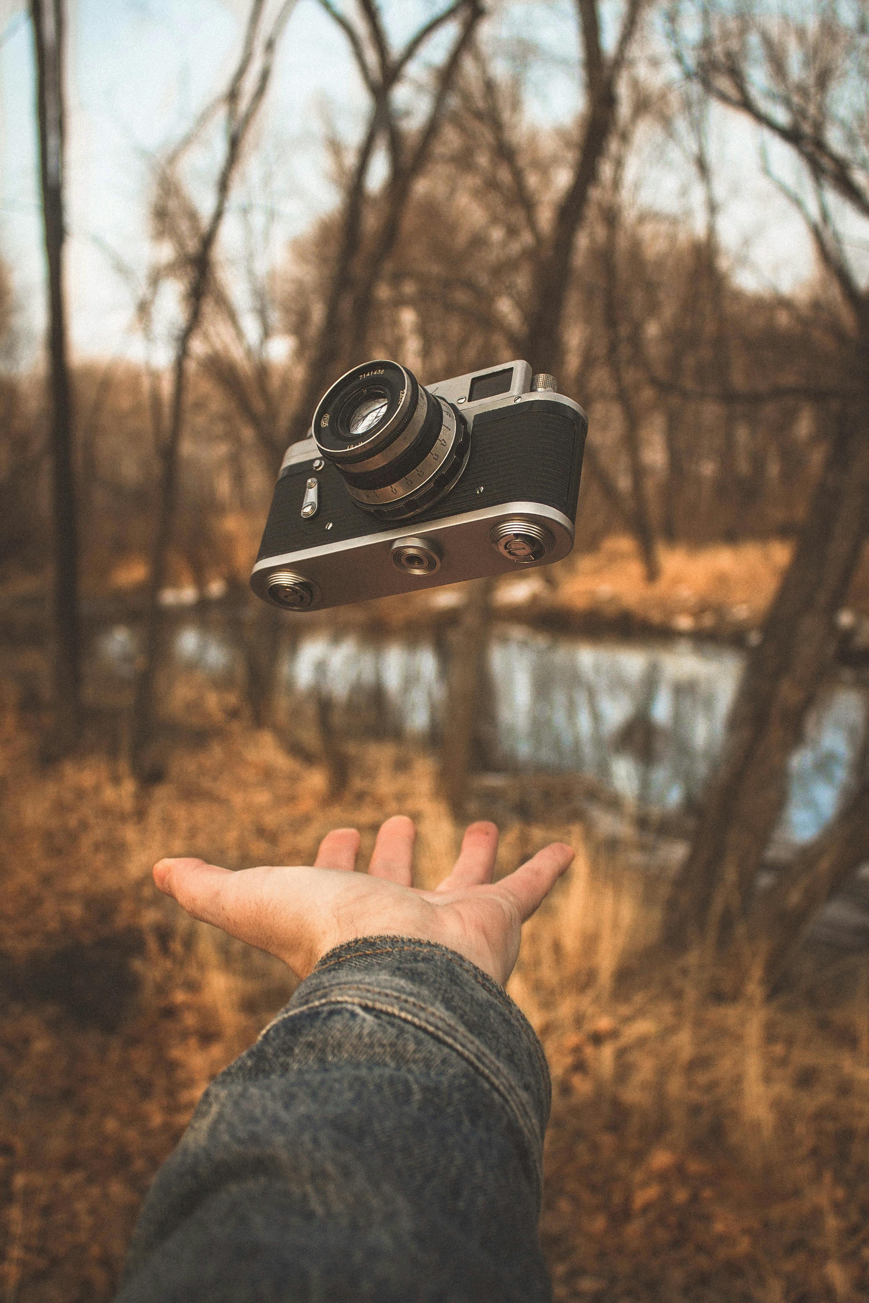 Black Haired Man Floating Illustration · Free Stock Photo