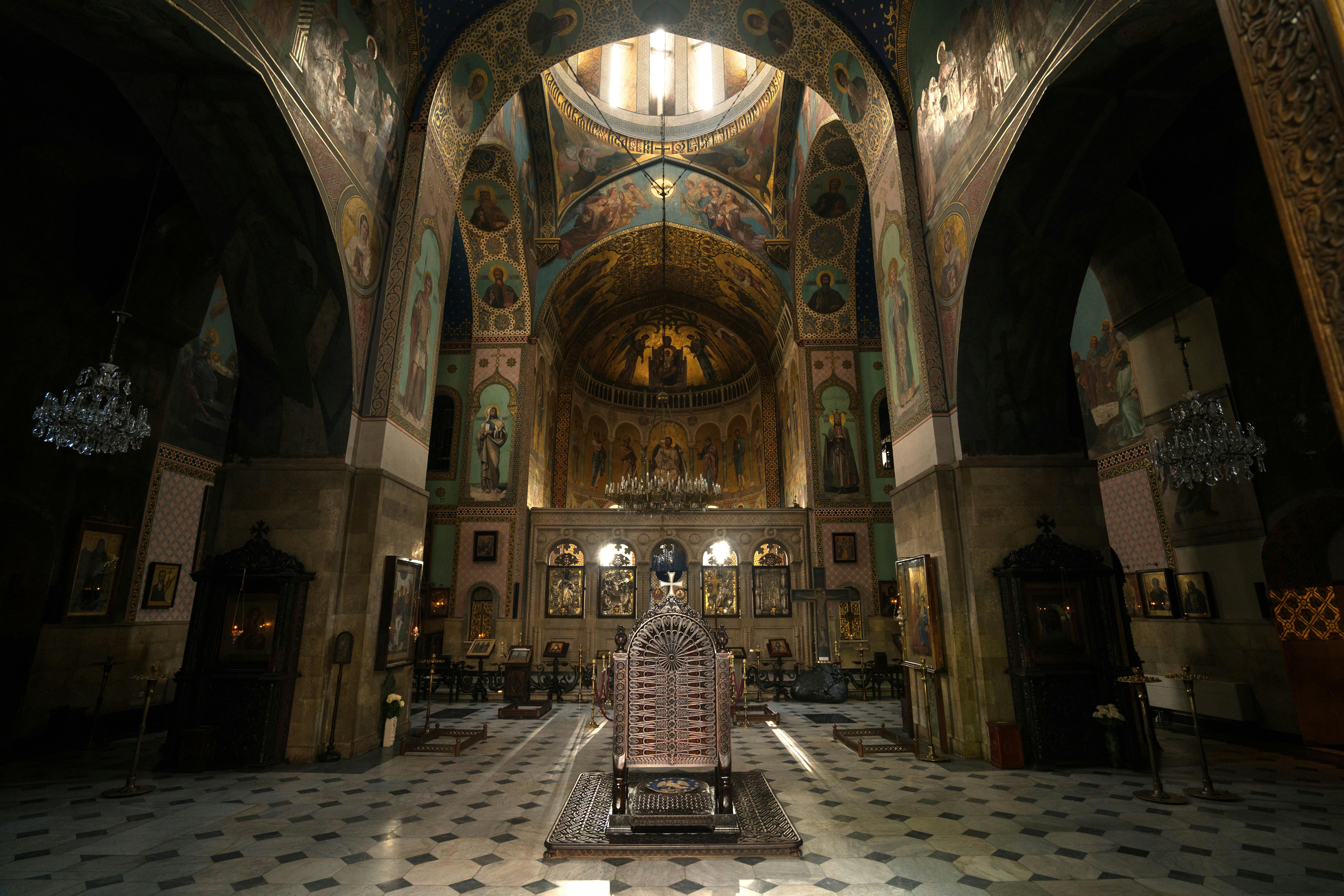 Interior Design of a Cathedral · Free Stock Photo
