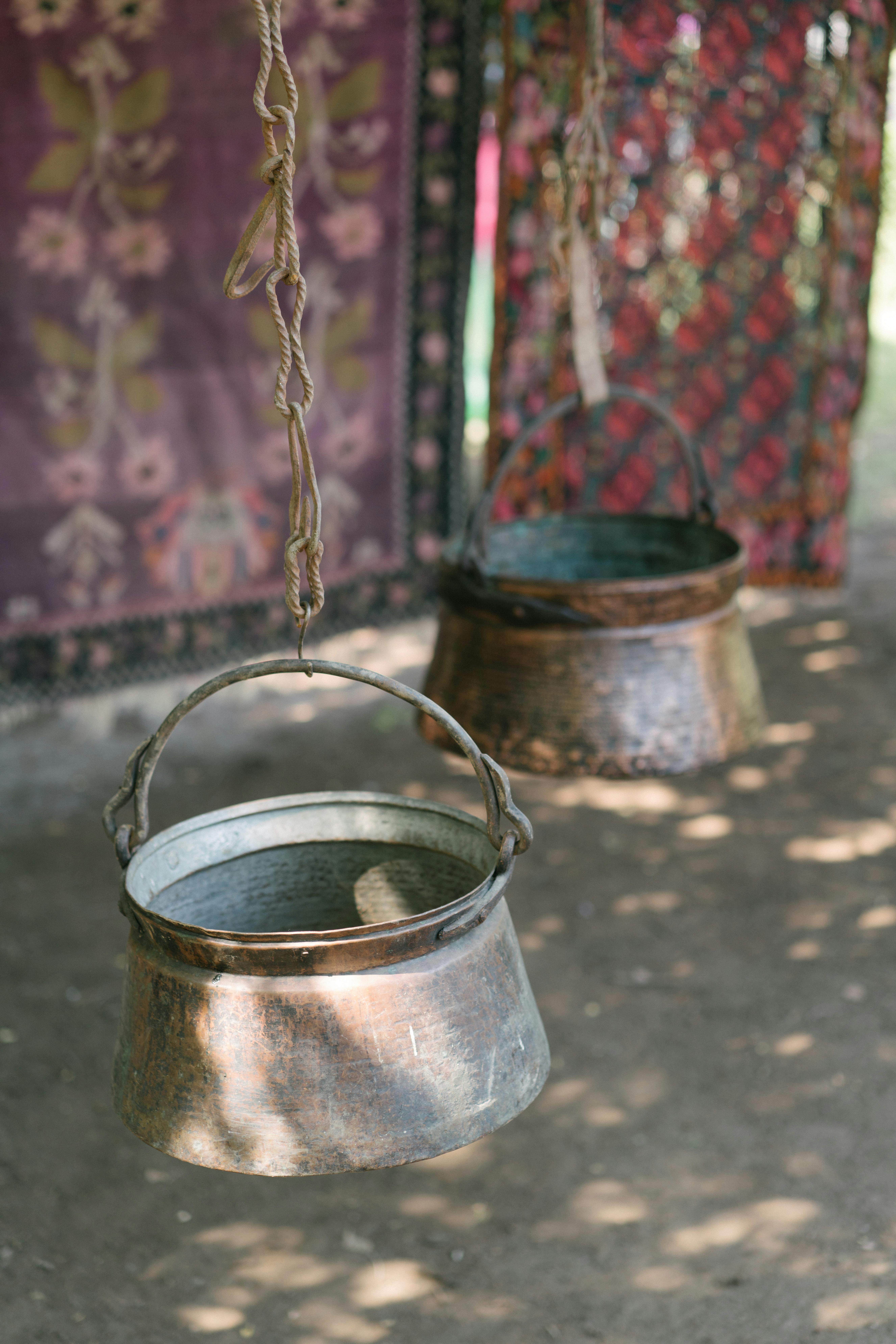 Hanging Stainless Cooking Pot · Free Stock Photo