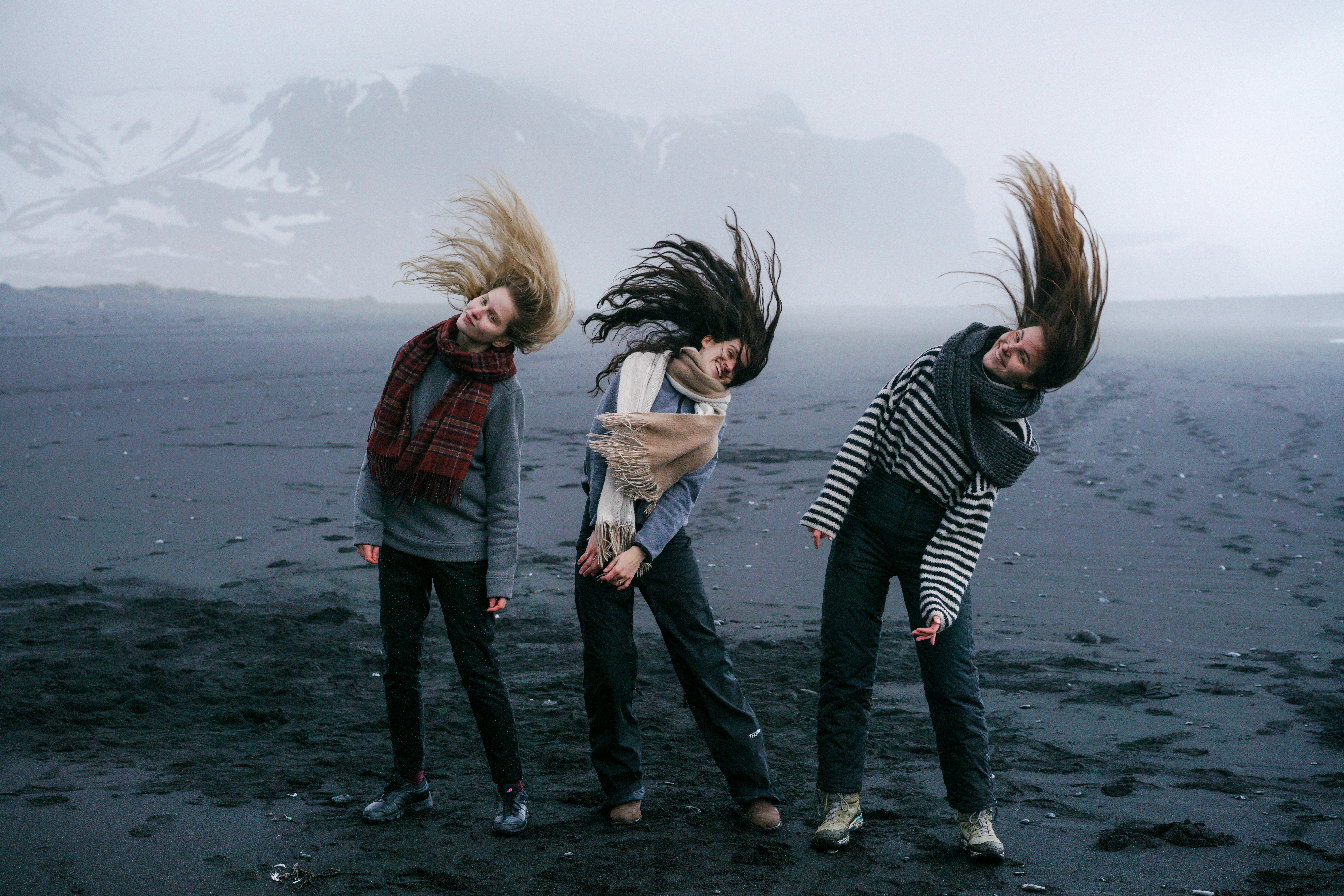 Women with Hair in Air · Free Stock Photo