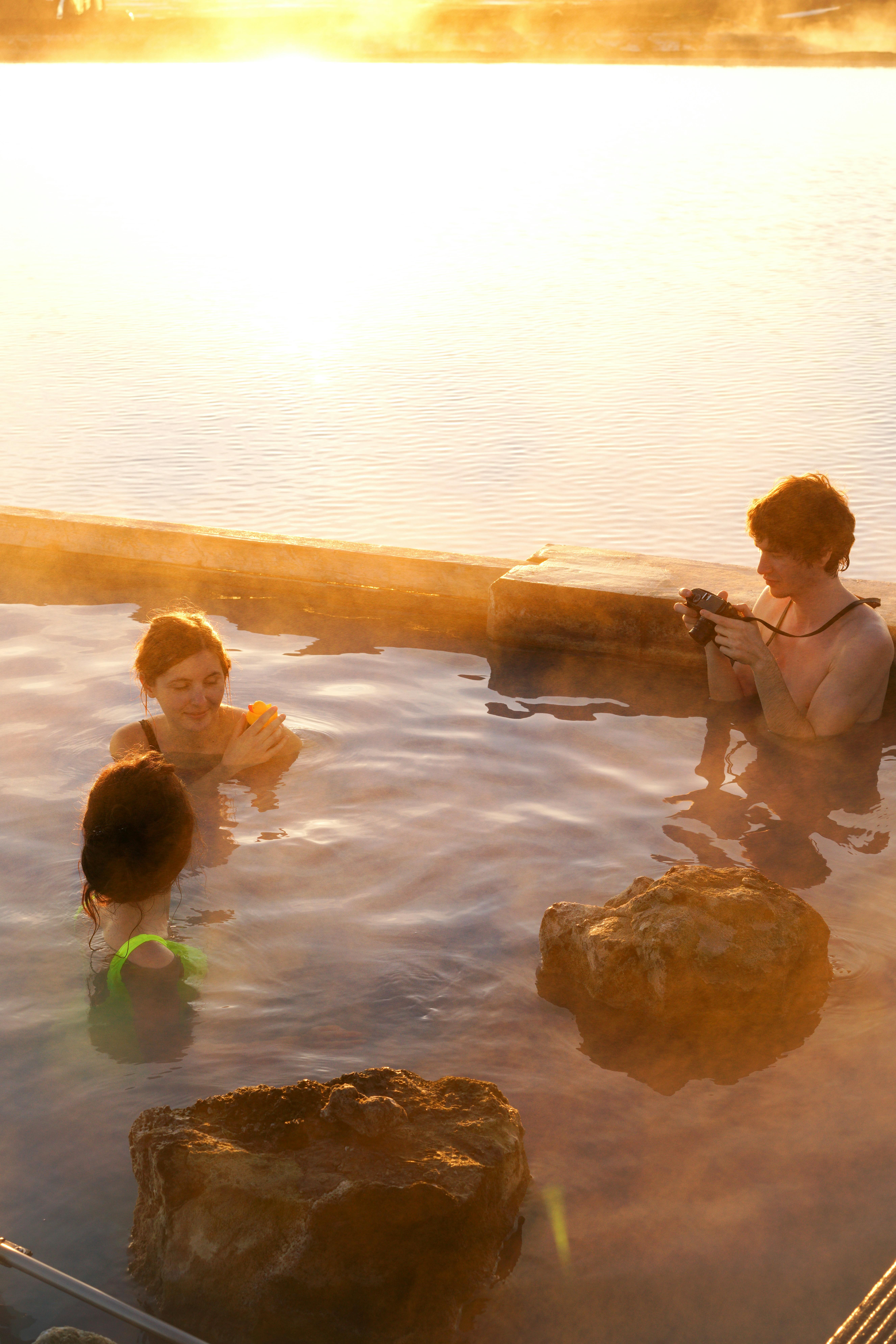 Aerial Photography of People Swimming on the Pool · Free Stock Photo