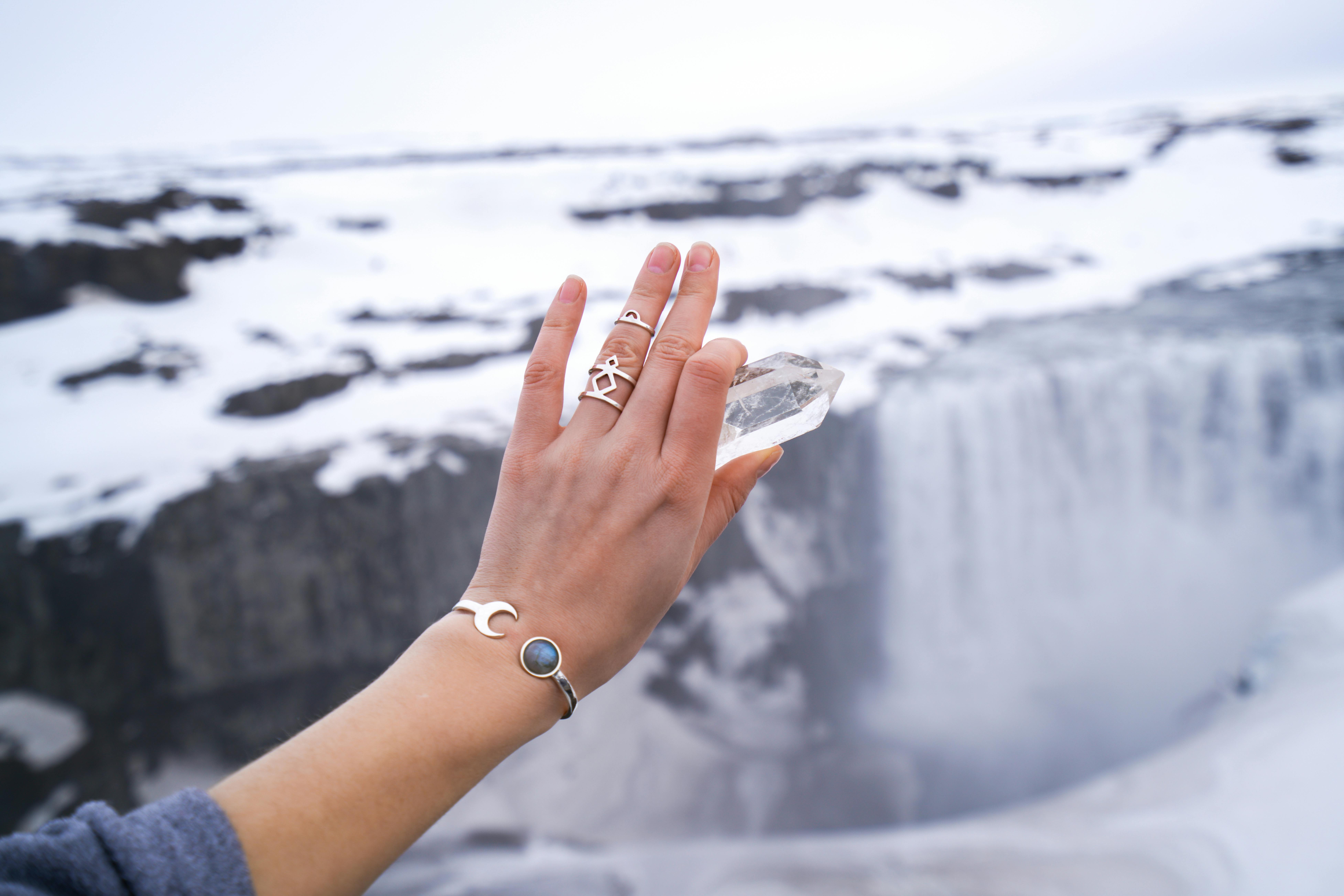 Hand Holding Ice · Free Stock Photo