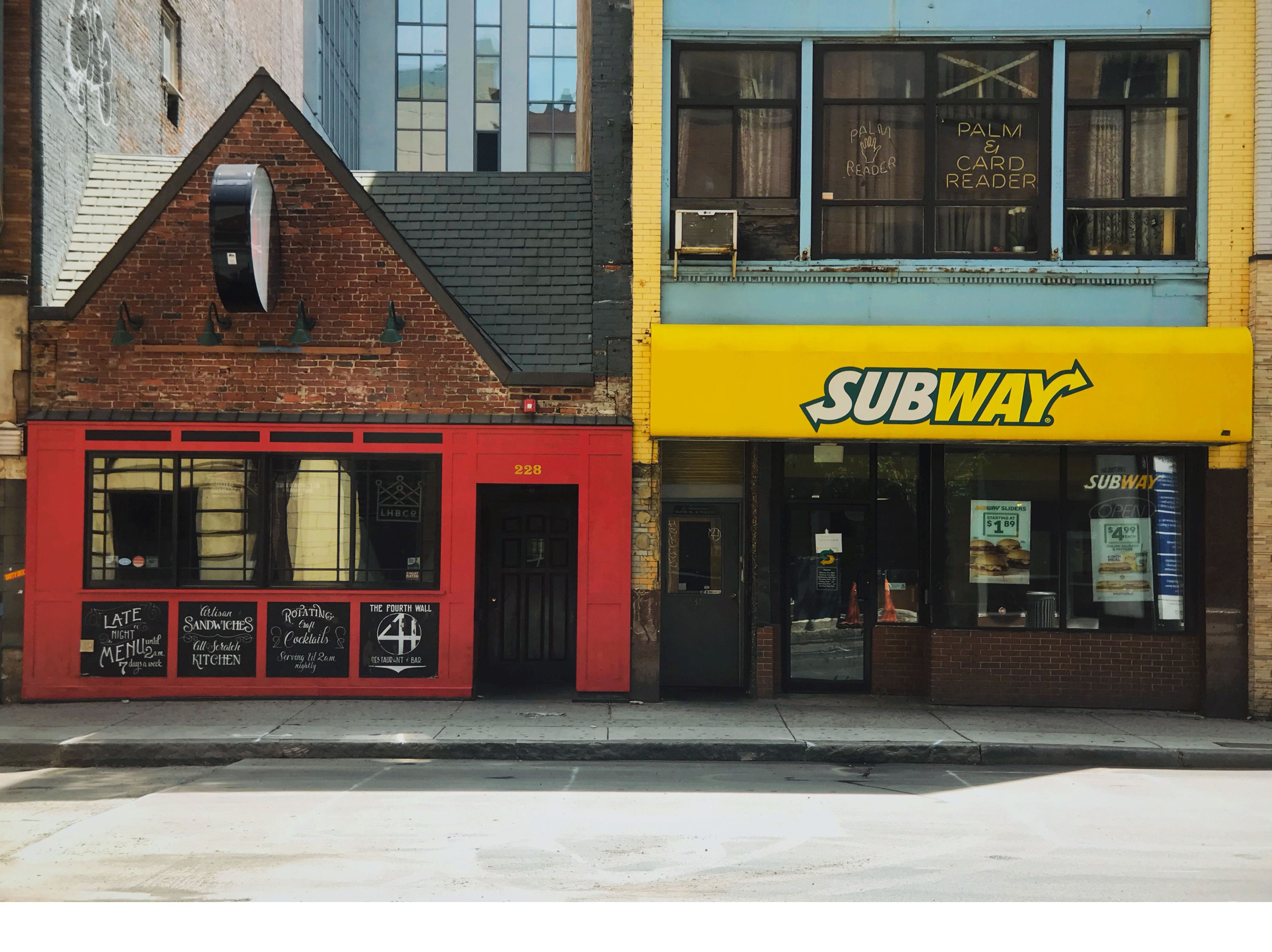 Exterior of a Subway Fast Food Restaurant · Free Stock Photo