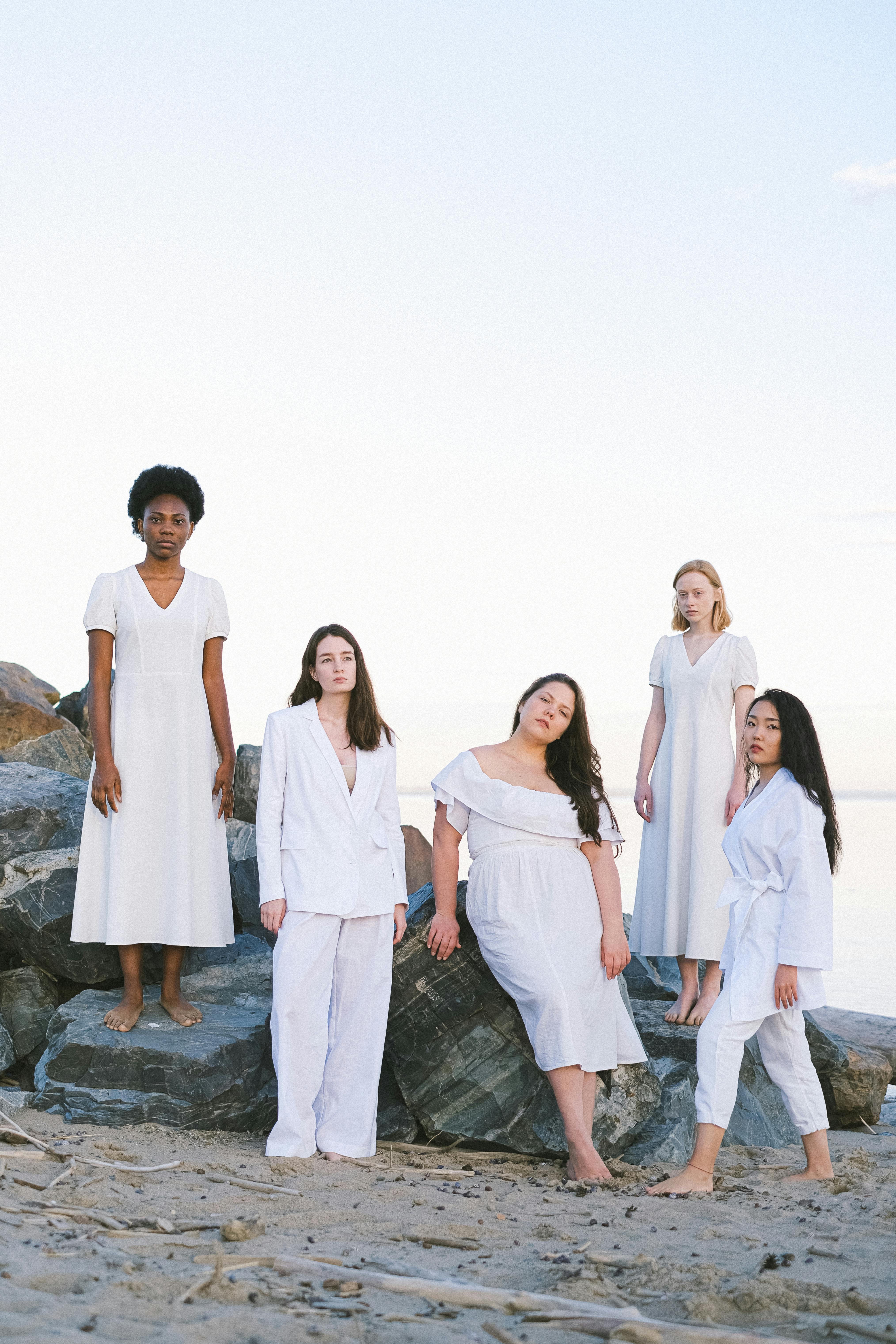 Group of People Wearing White Clothes · Free Stock Photo