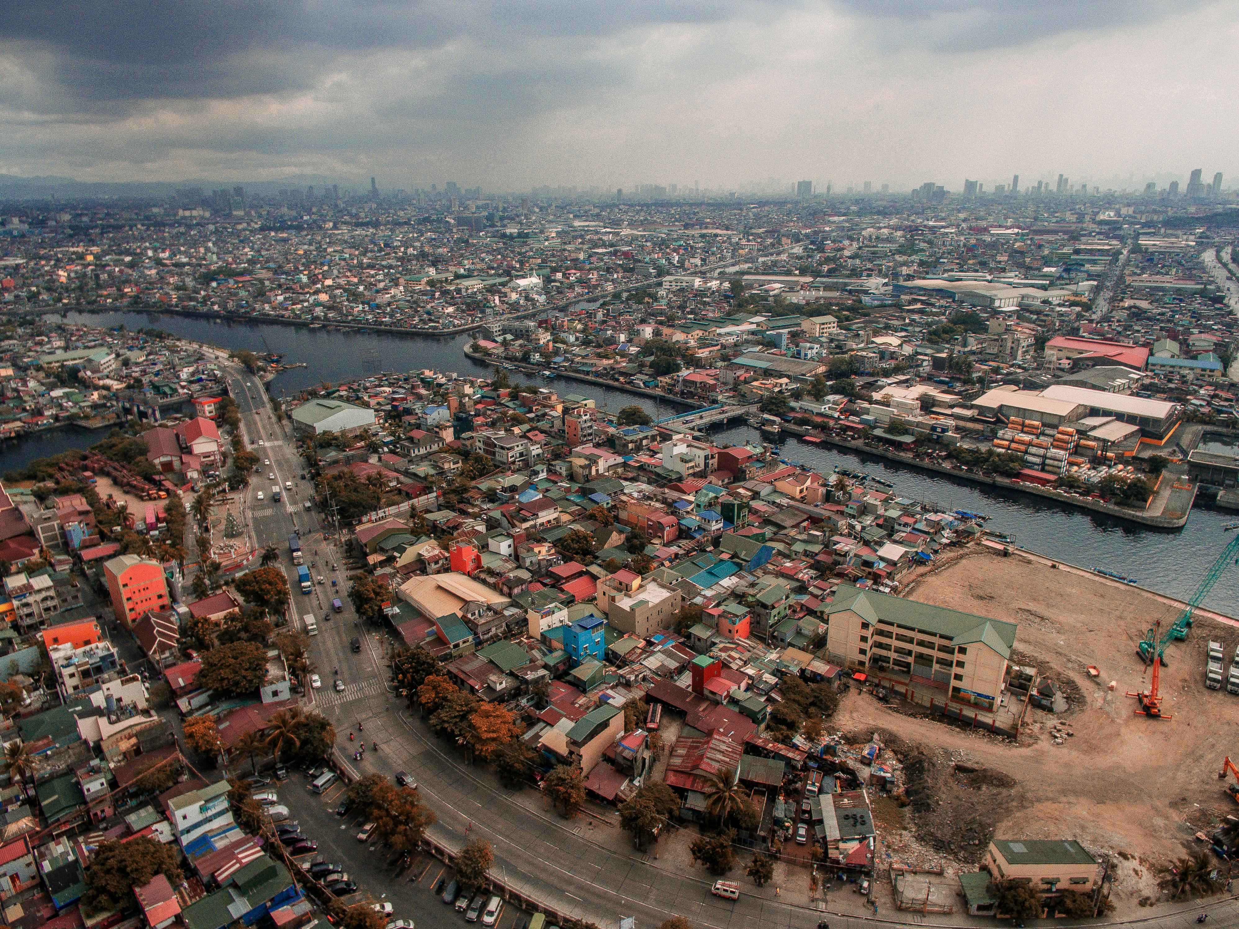 Aerial View of City Buildings · Free Stock Photo