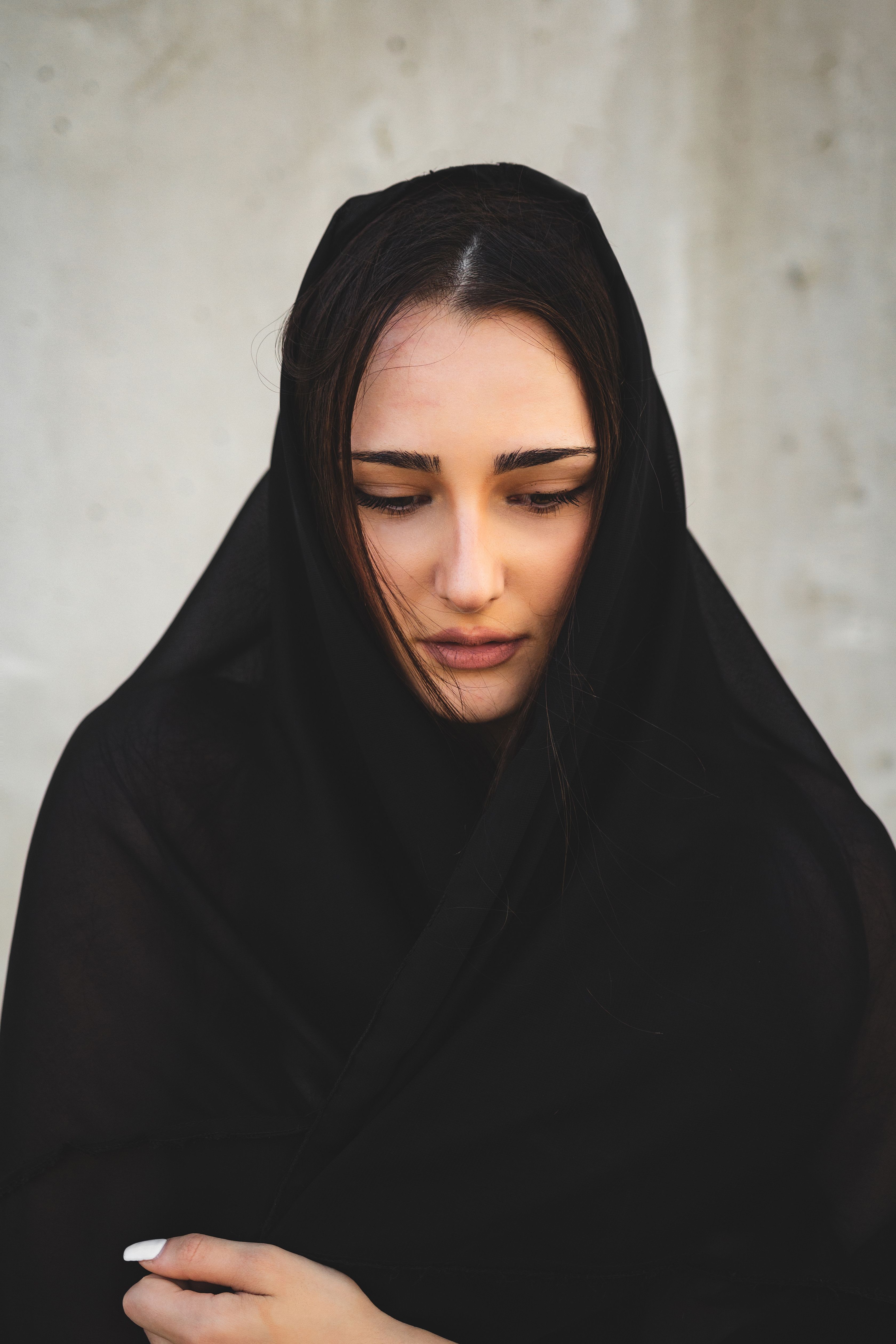 Woman Wearing Green Headscarf · Free Stock Photo