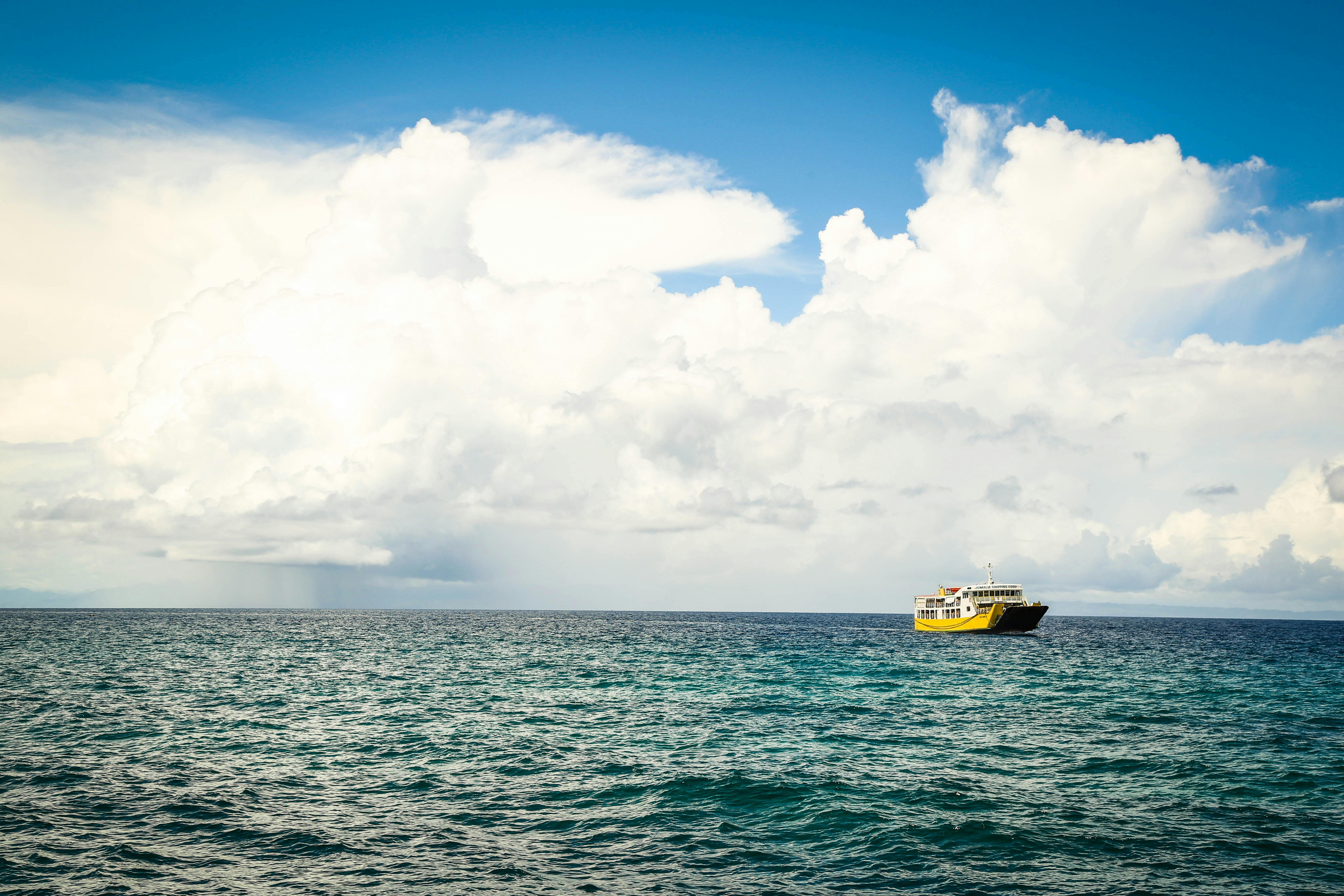 Clouds over Cruise Ship · Free Stock Photo