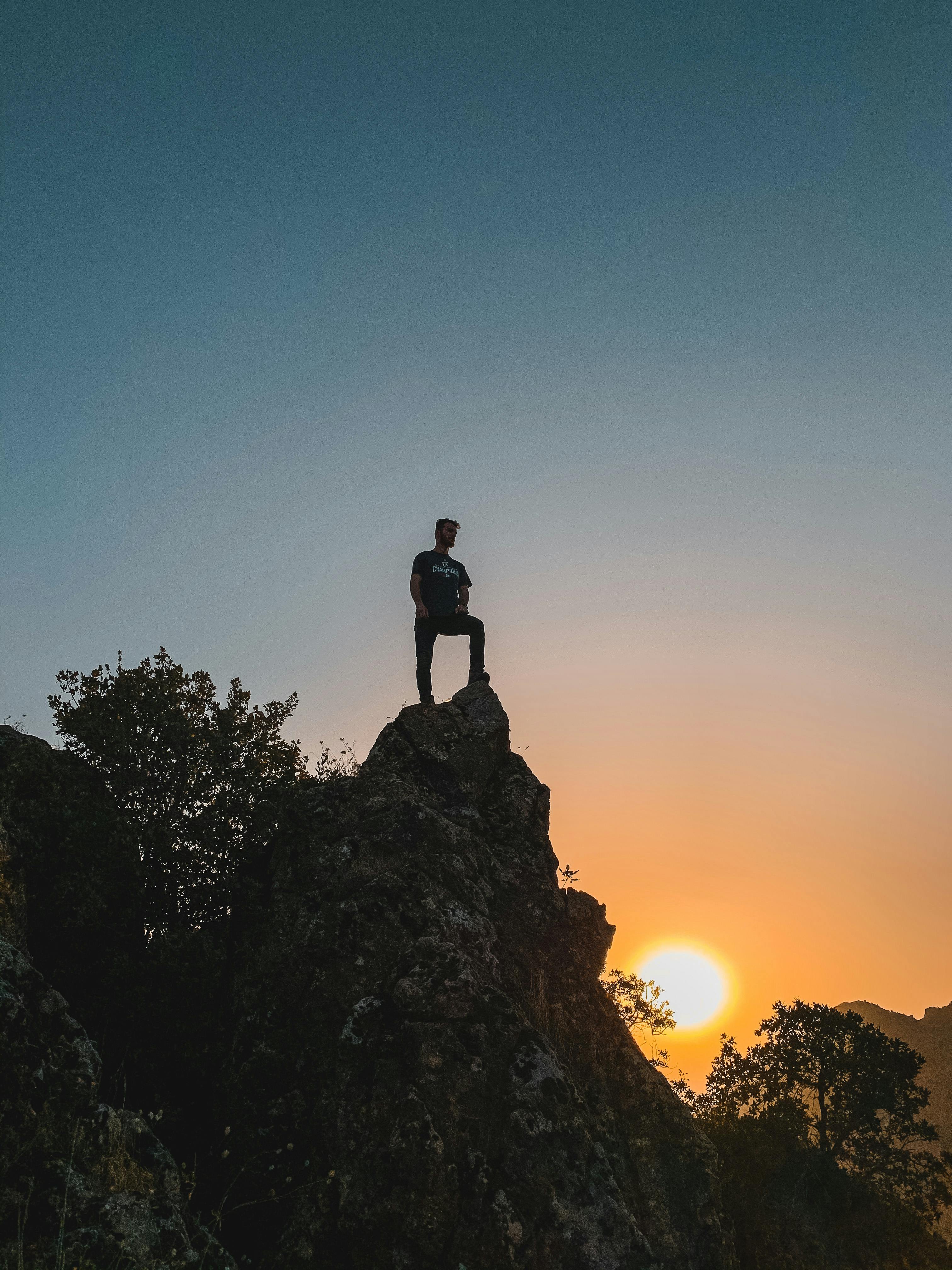 Portrait of a Man Looking at a View · Free Stock Photo