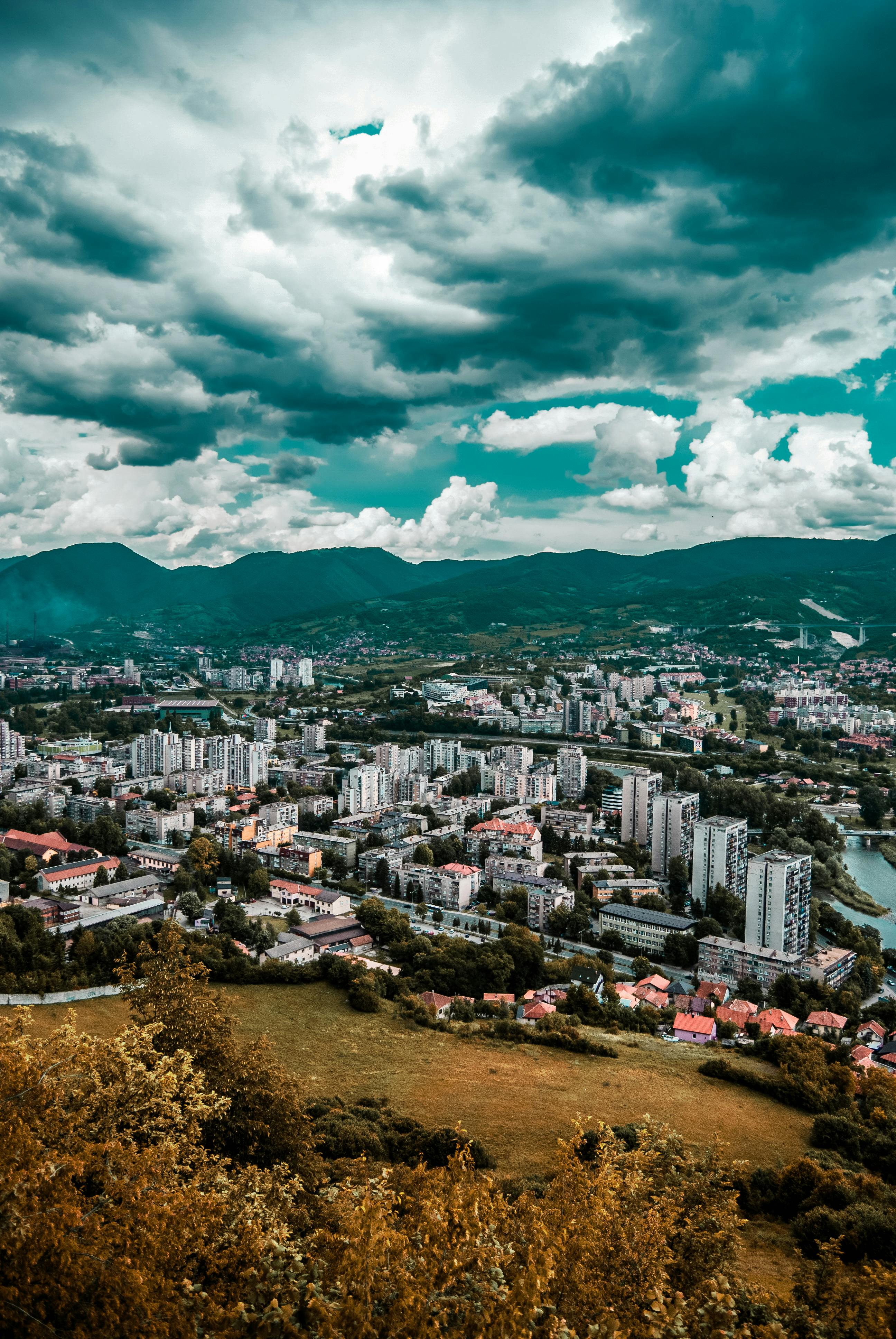 Aerial View of a Campsite at Mount Masaraga, Philippines · Free Stock Photo