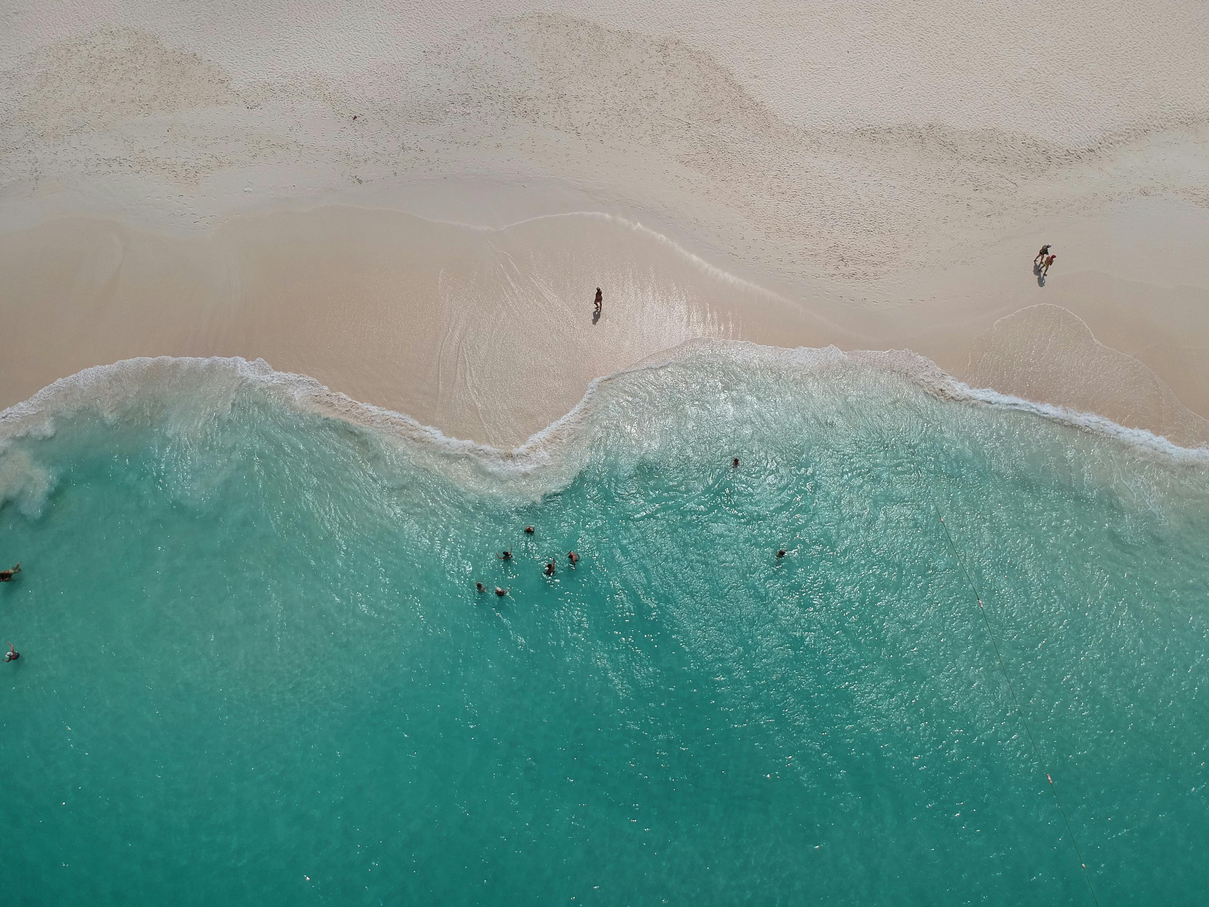 Aerial Footage of Beachside · Free Stock Photo