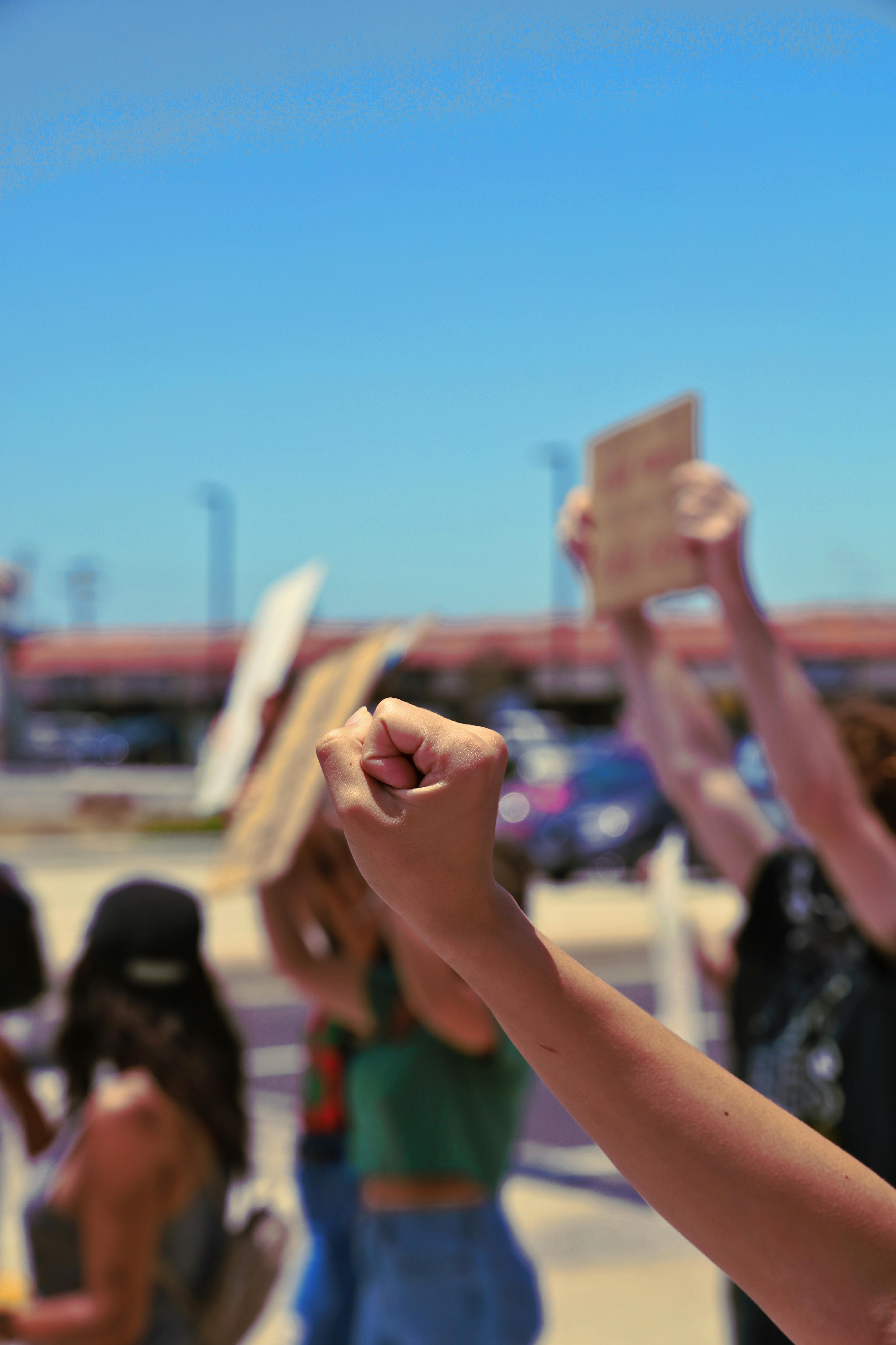 People Protesting on the Street · Free Stock Photo