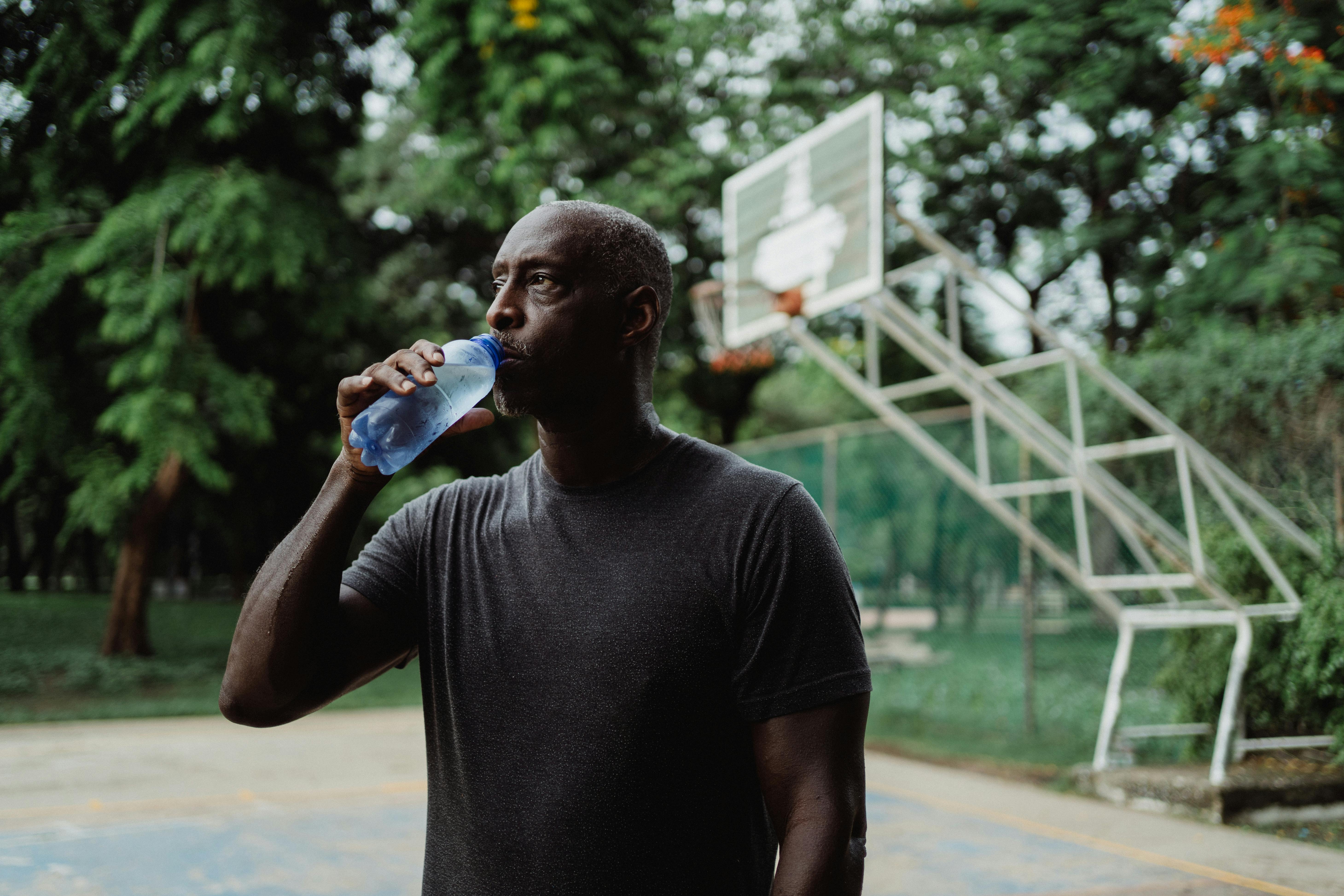 Man Drinking Water · Free Stock Photo