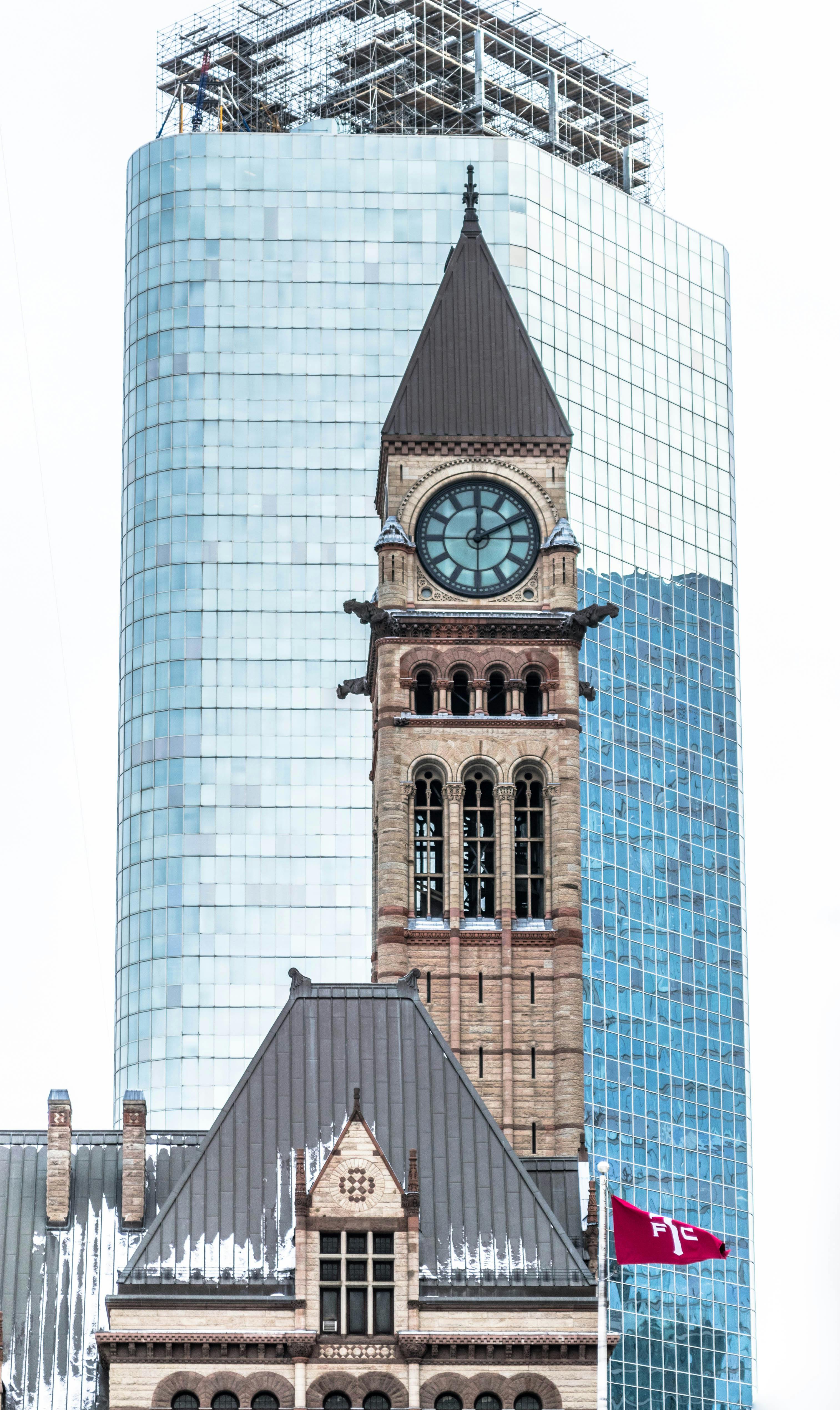 Clock Tower in City · Free Stock Photo