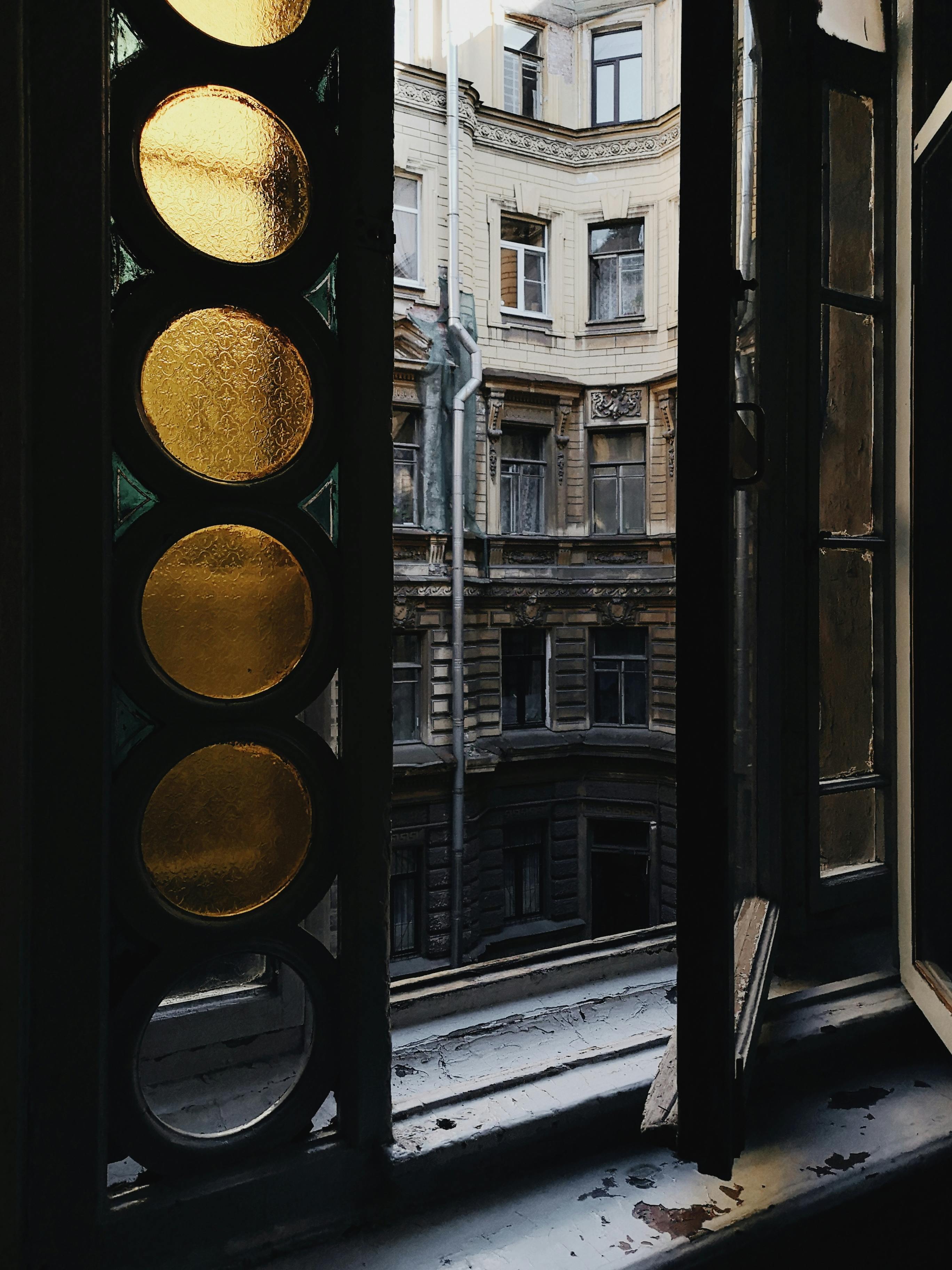 View From Open Glass Window · Free Stock Photo