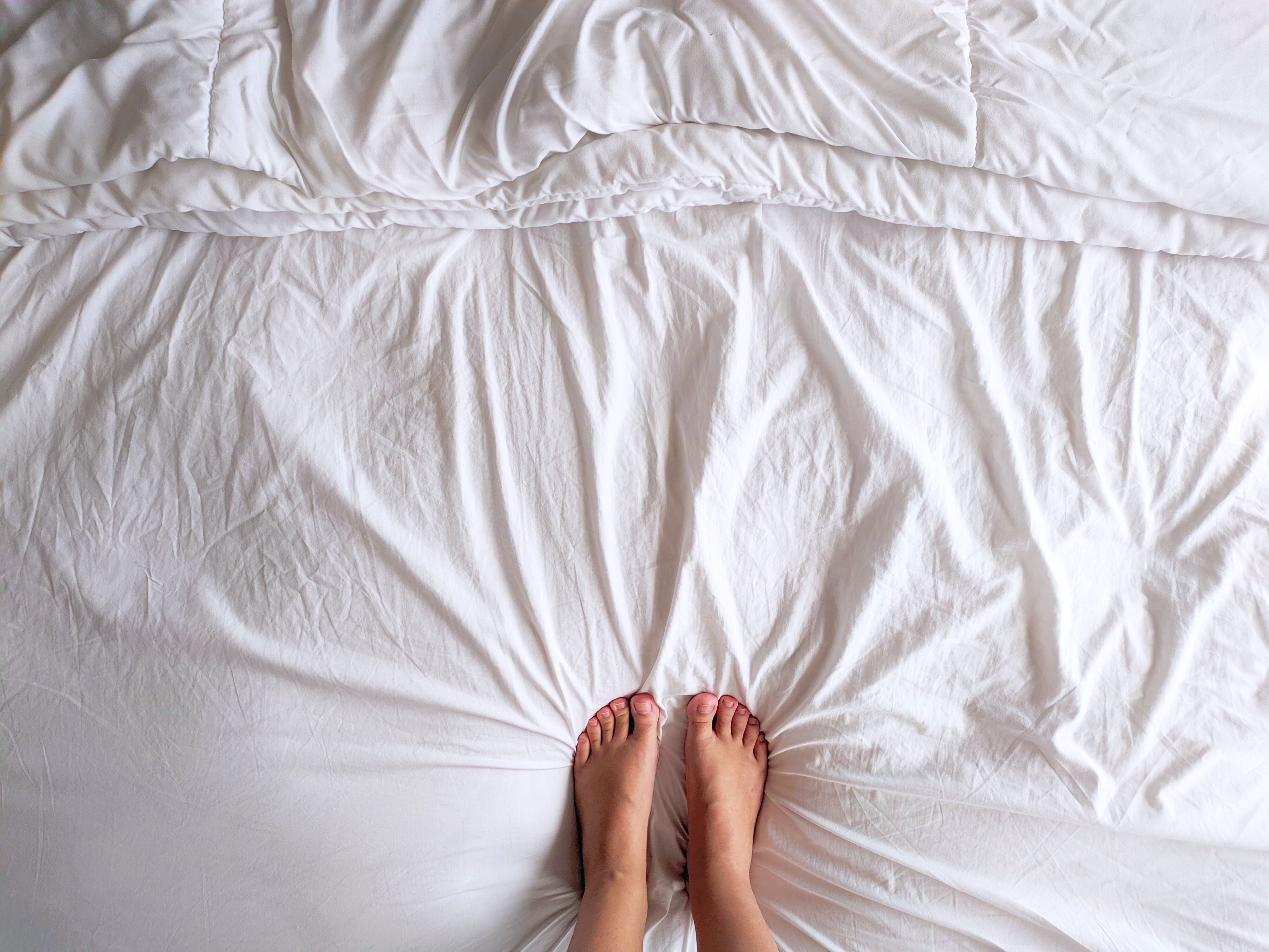 Person Lying on Bed · Free Stock Photo