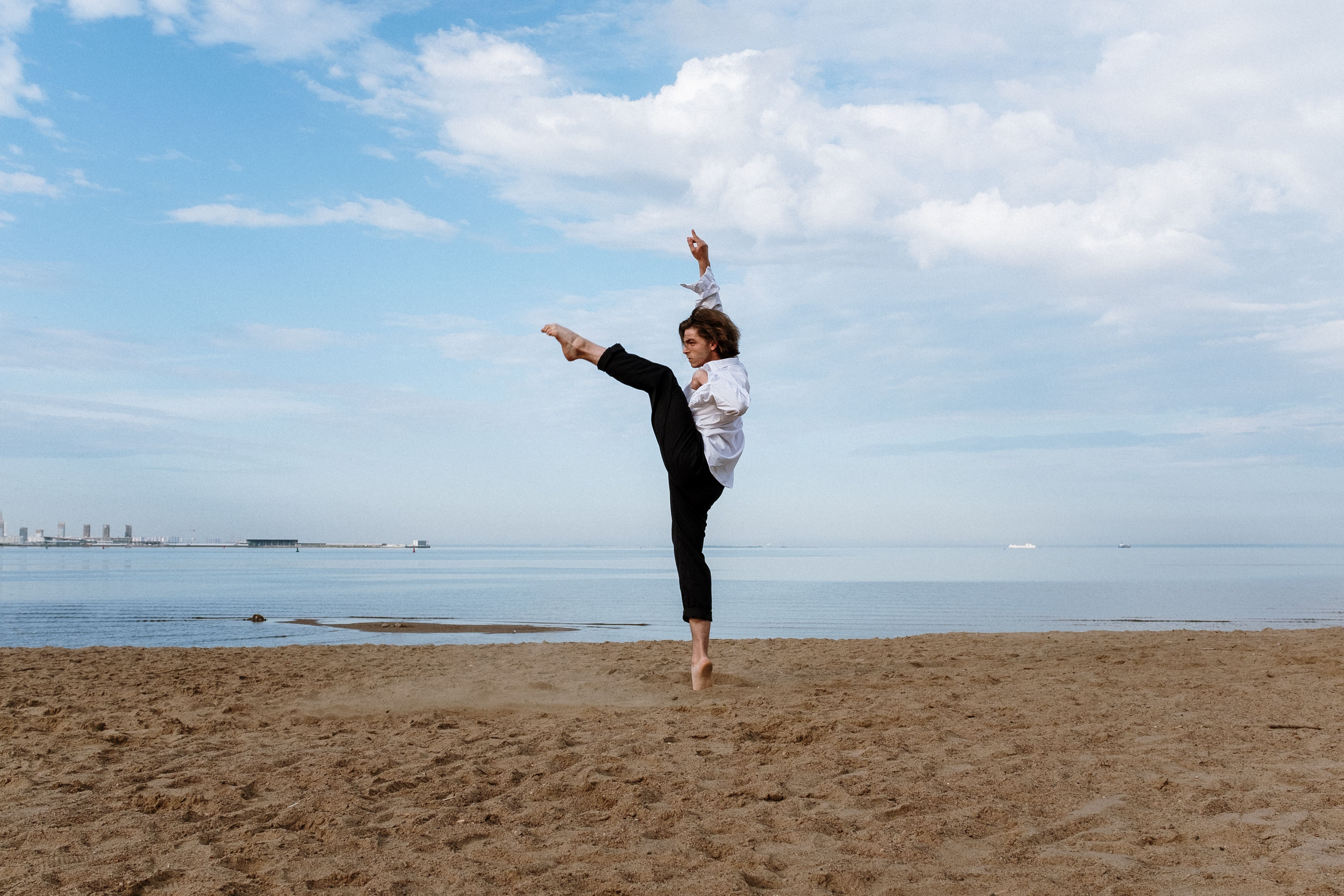 A Dancer Lifting a Woman · Free Stock Photo