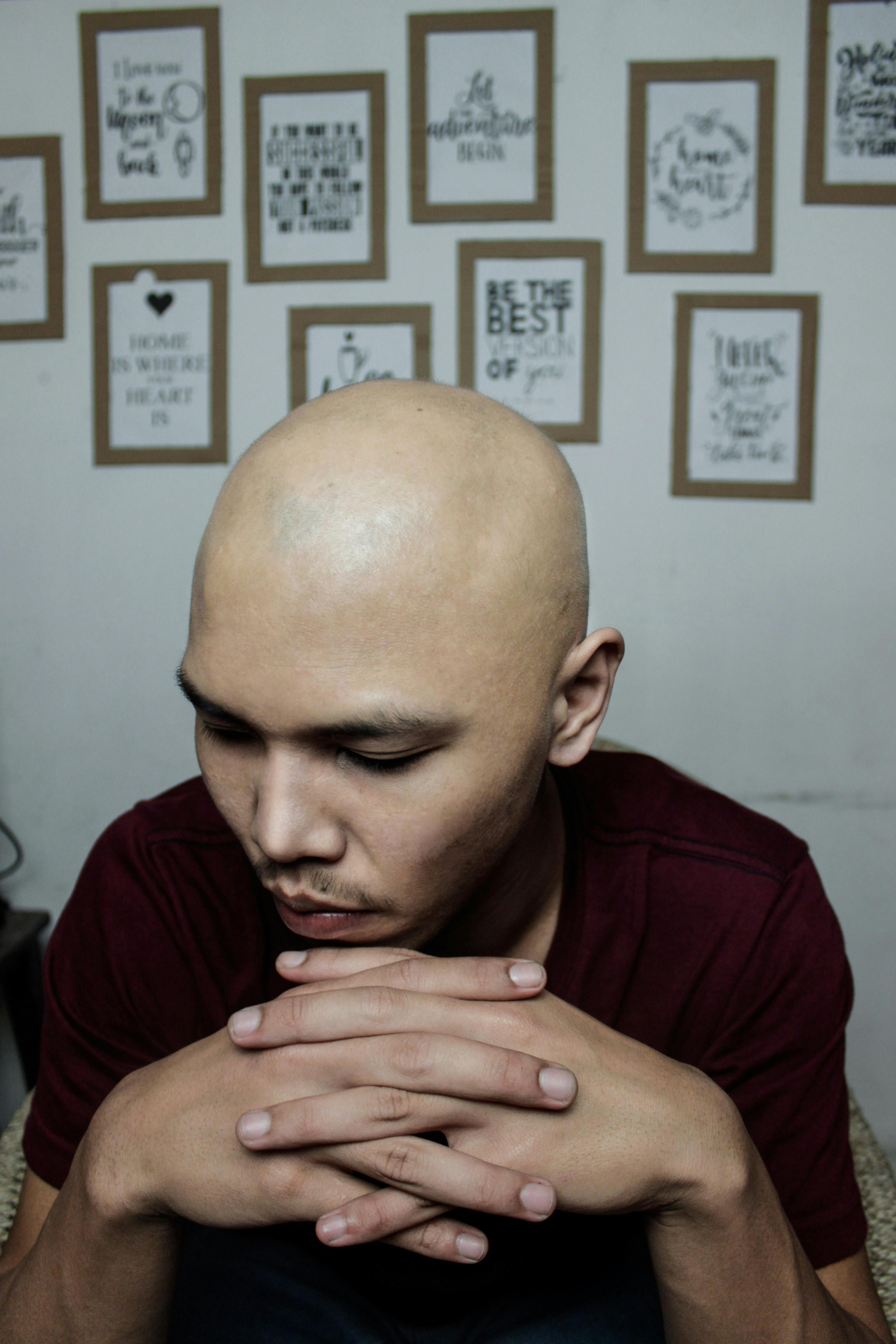 A Bald Man in Close-Up Photography · Free Stock Photo