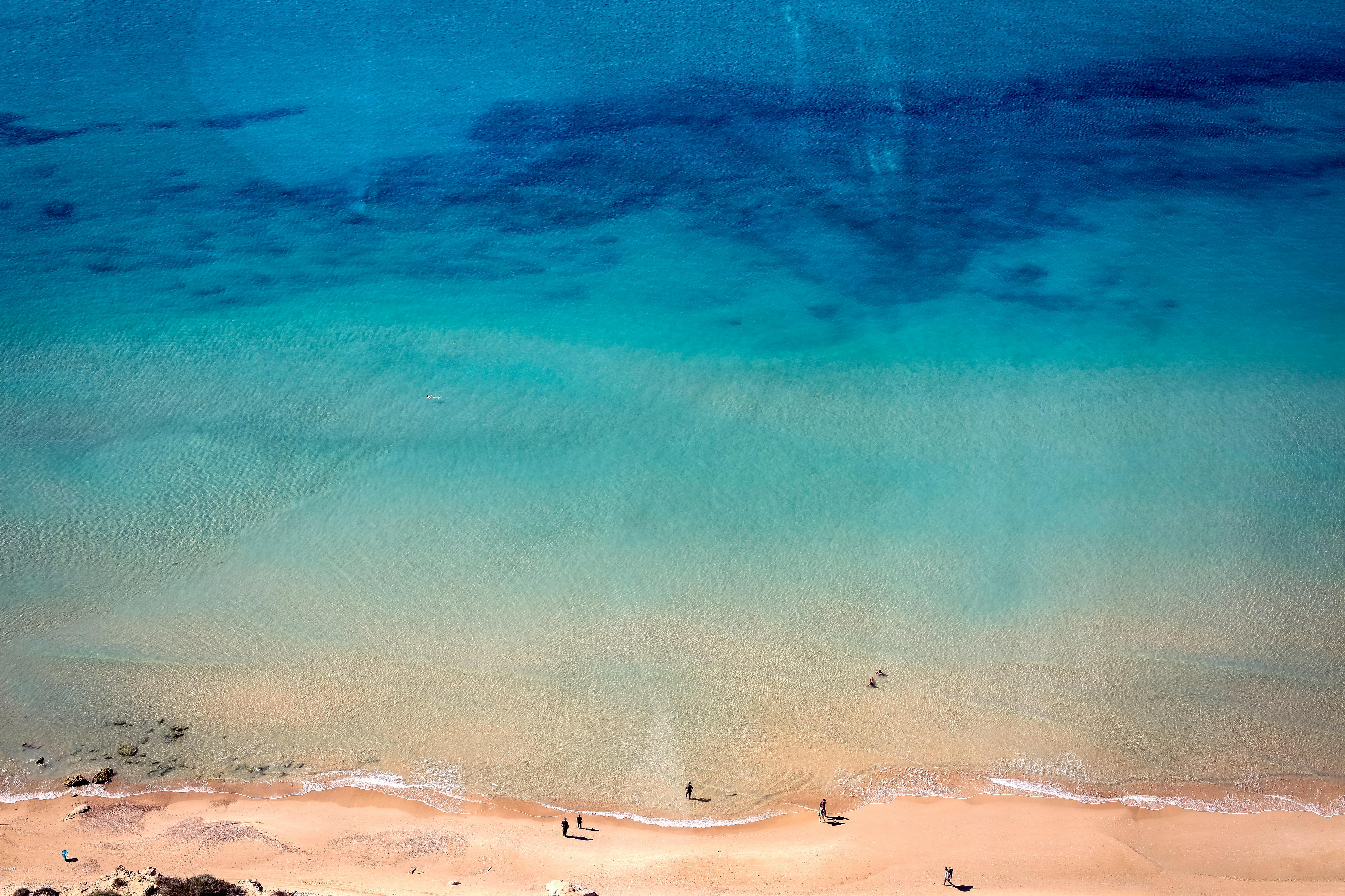 Aerial View of a Beach · Free Stock Photo