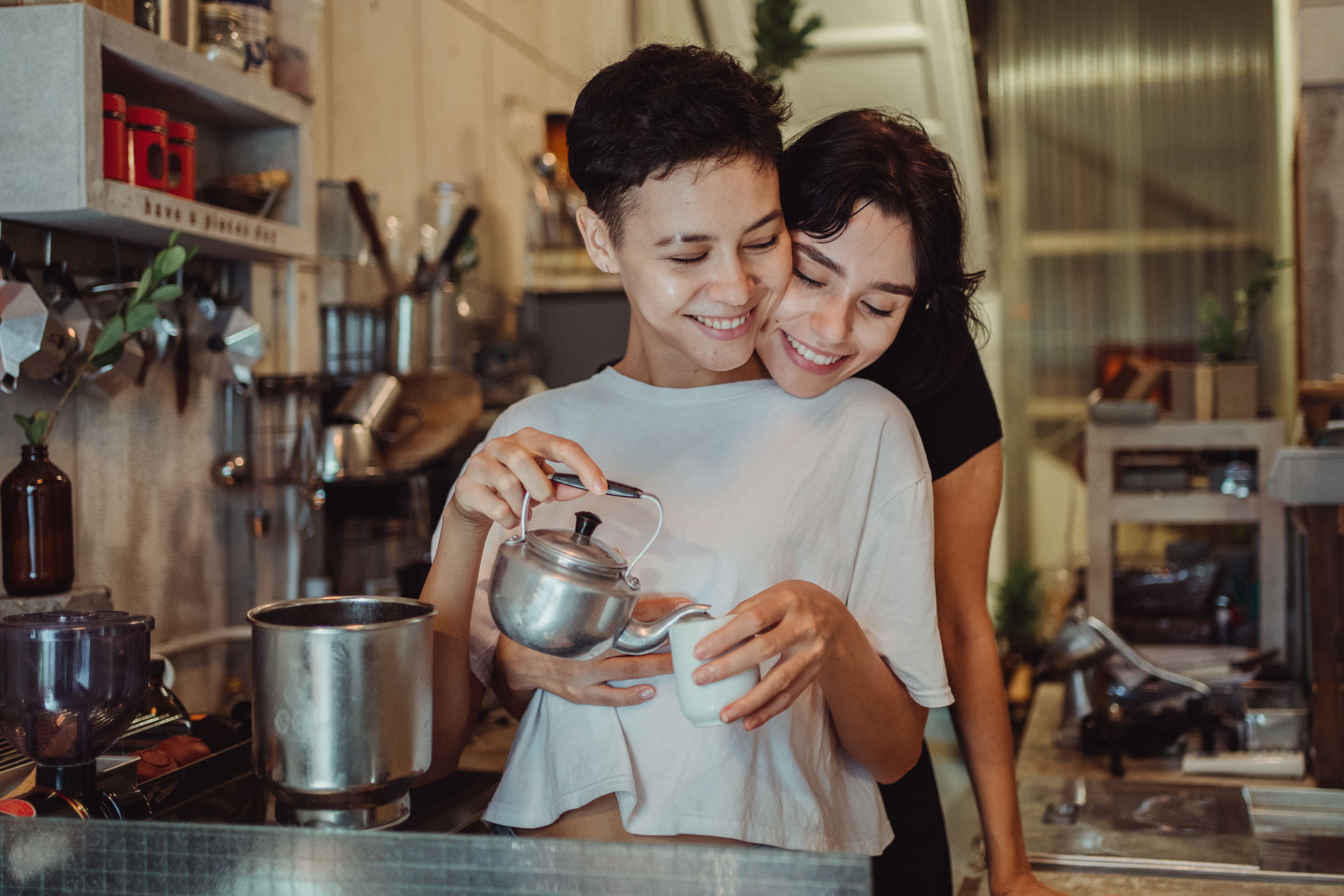 Couple Making Tea Photos, Download The BEST Free Couple Making Tea ...