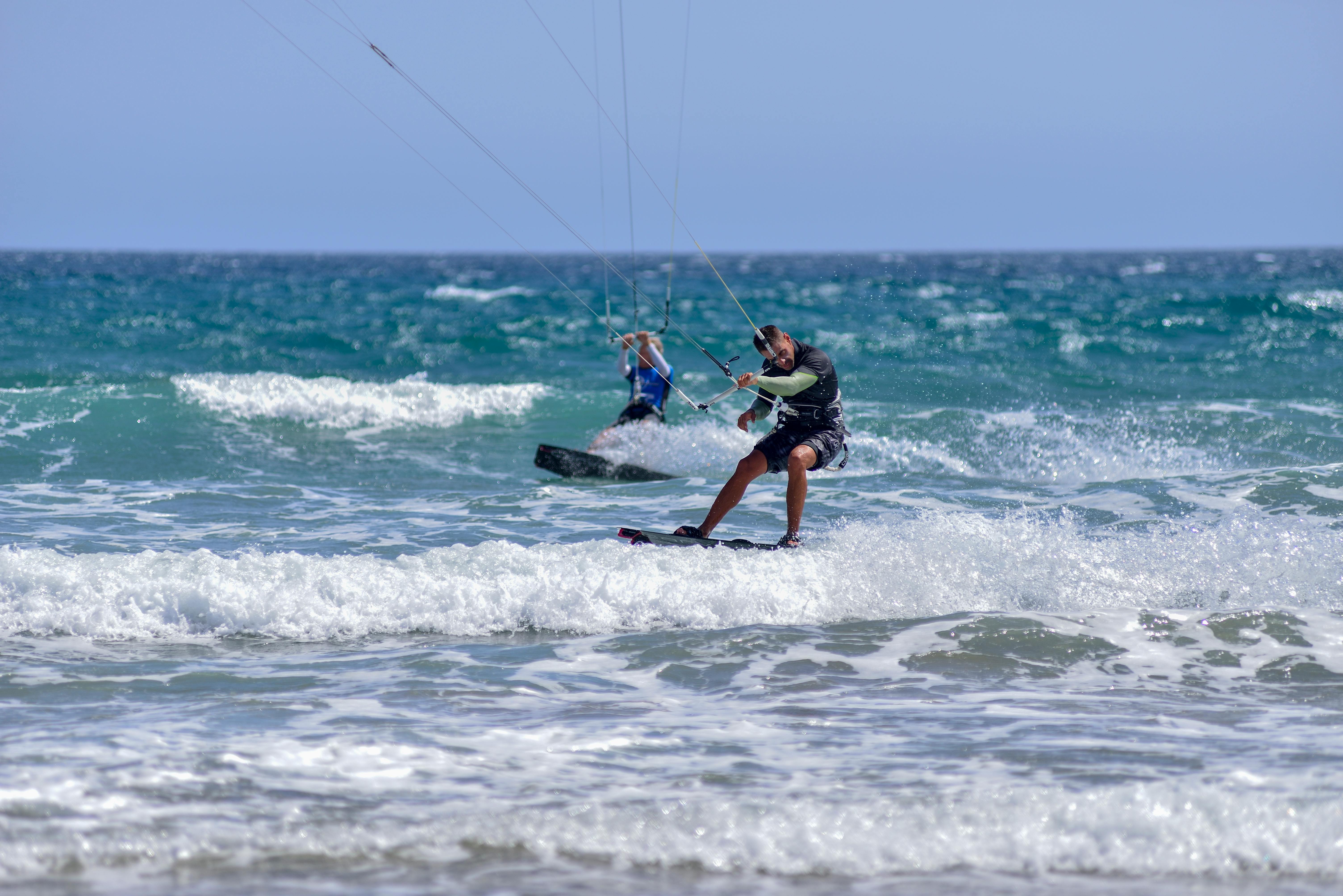Man Wakeboarding in Ocean · Free Stock Photo