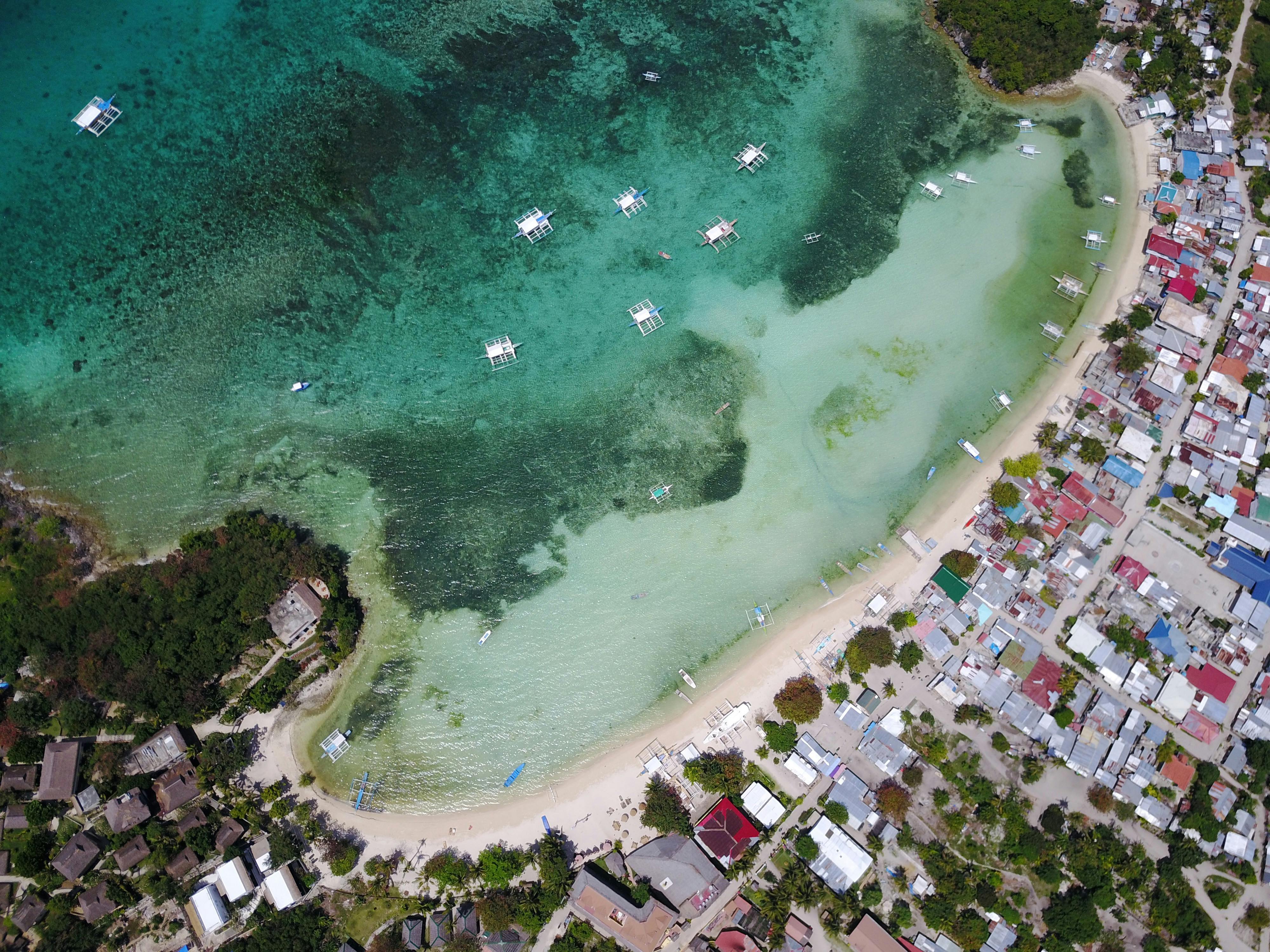 Town by Beach · Free Stock Photo