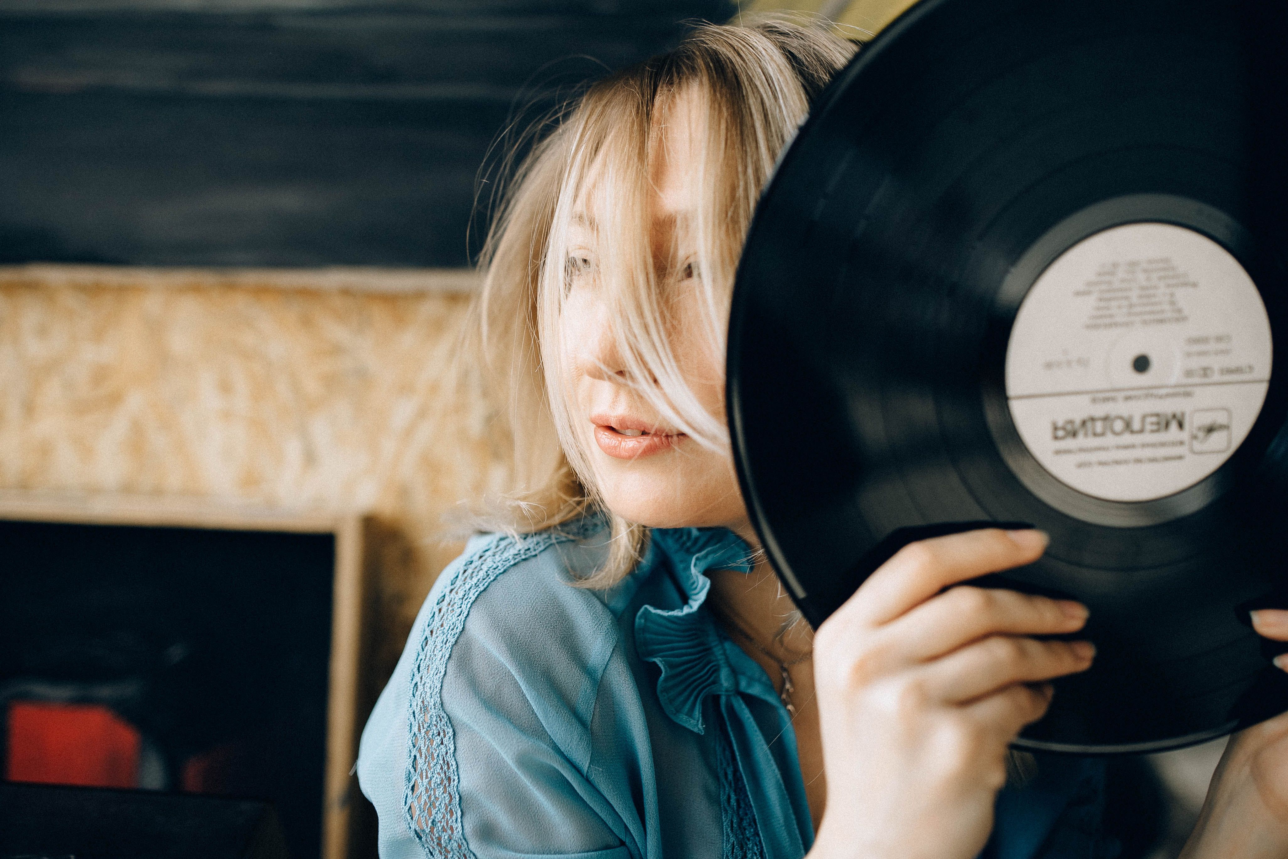 Orange Vinyl Record · Free Stock Photo