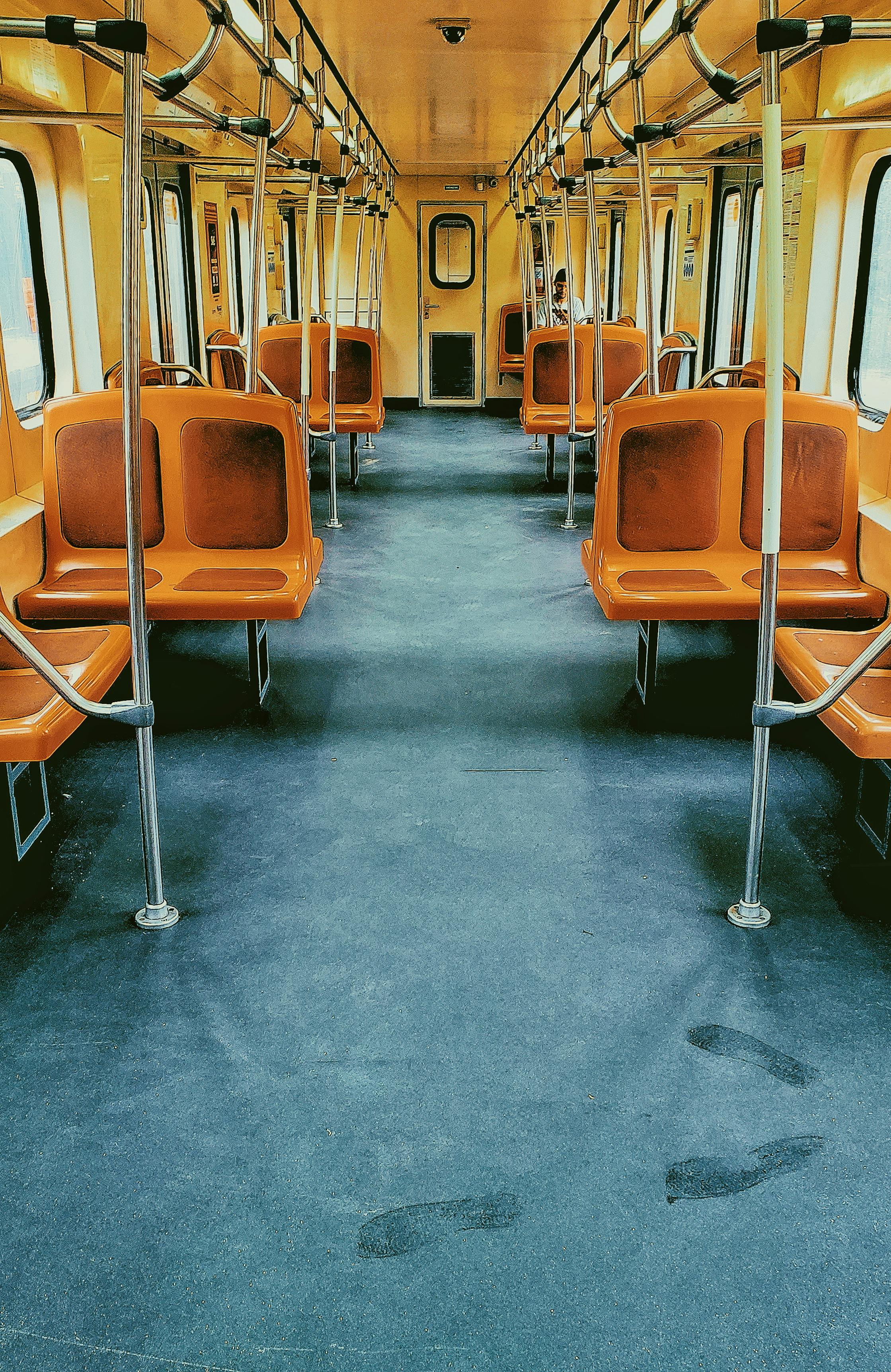 Photograph of Empty Seats in a Train · Free Stock Photo