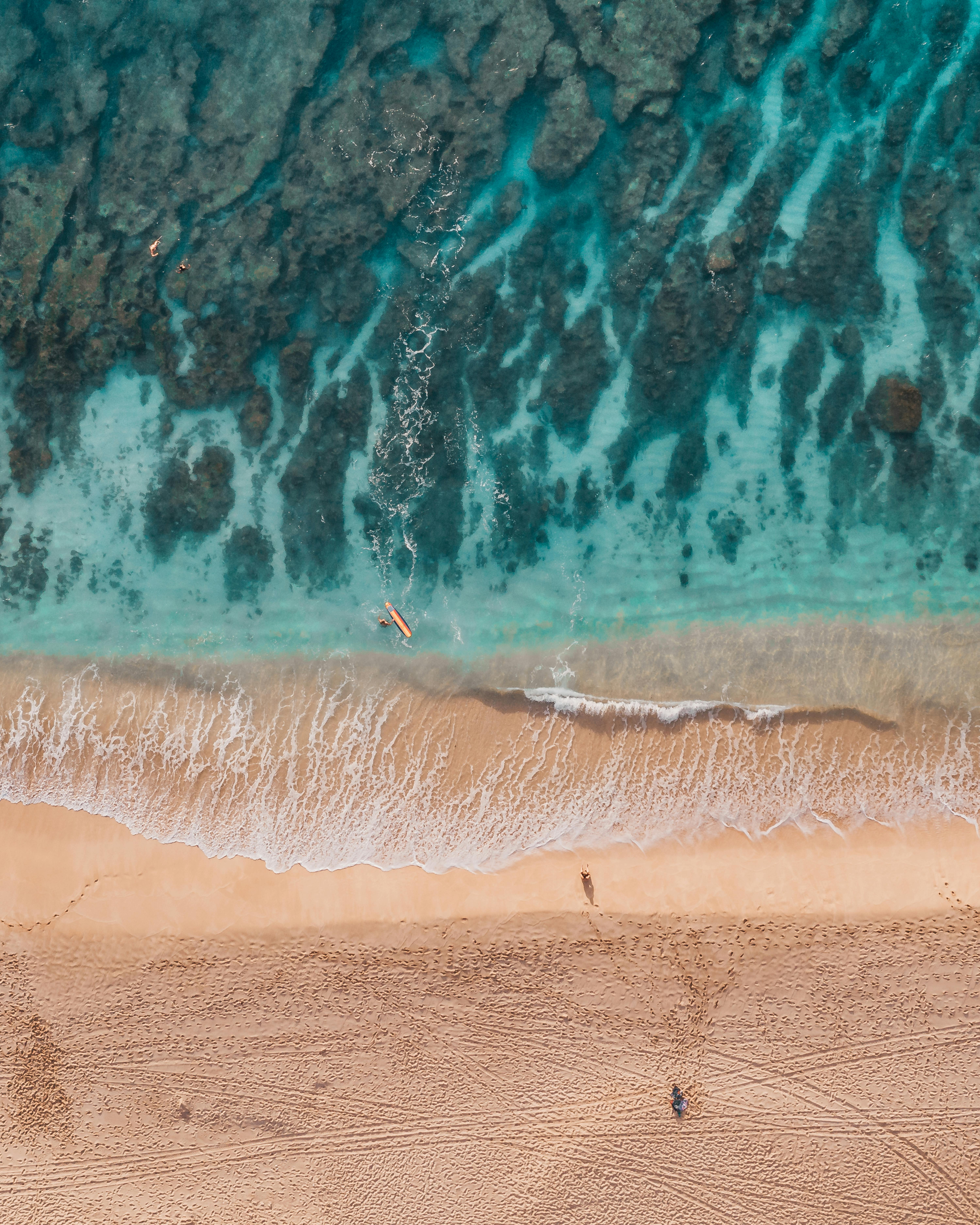 Aerial View of a Beach · Free Stock Photo
