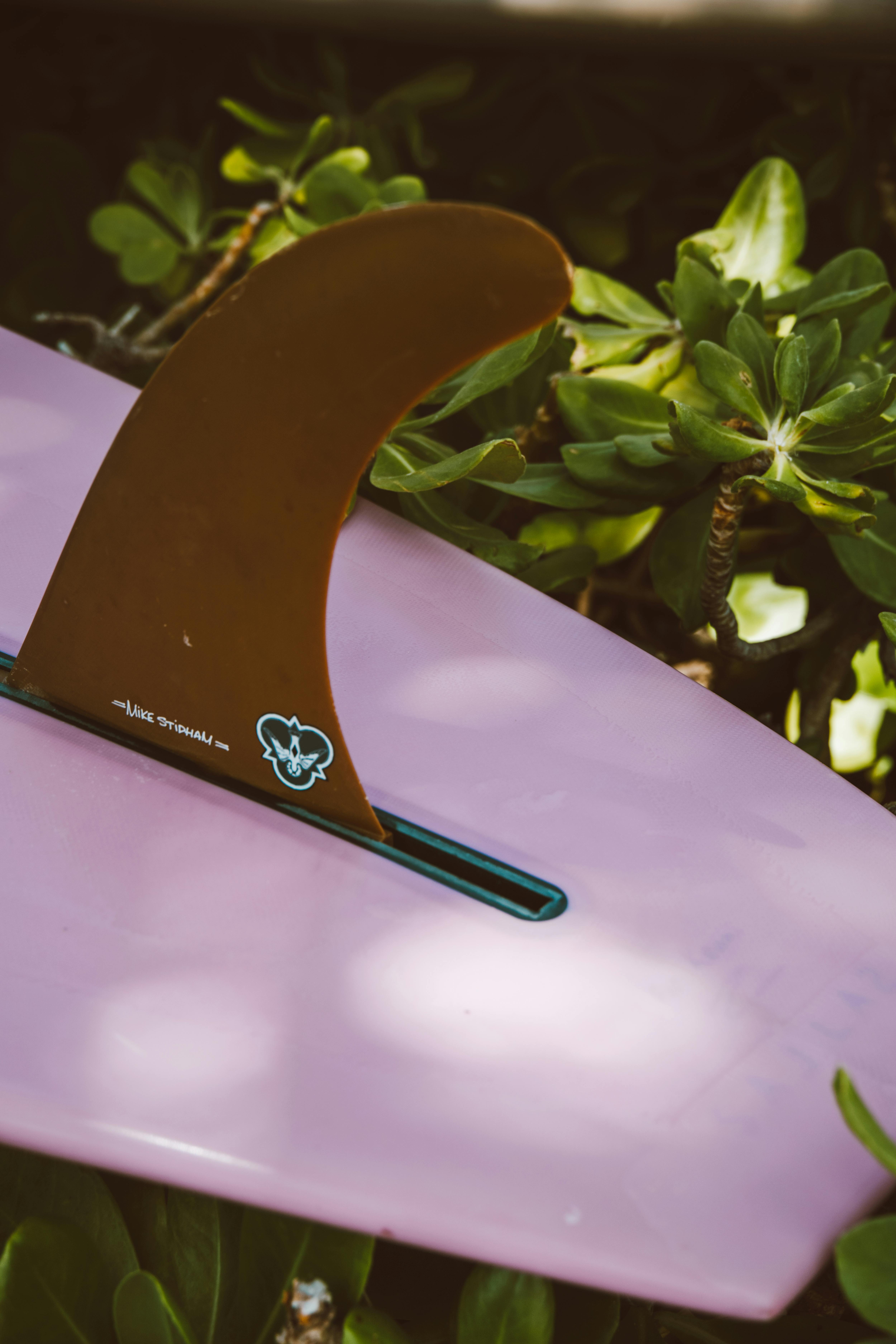 A Close-Up Shot of a Surfboard Fin · Free Stock Photo