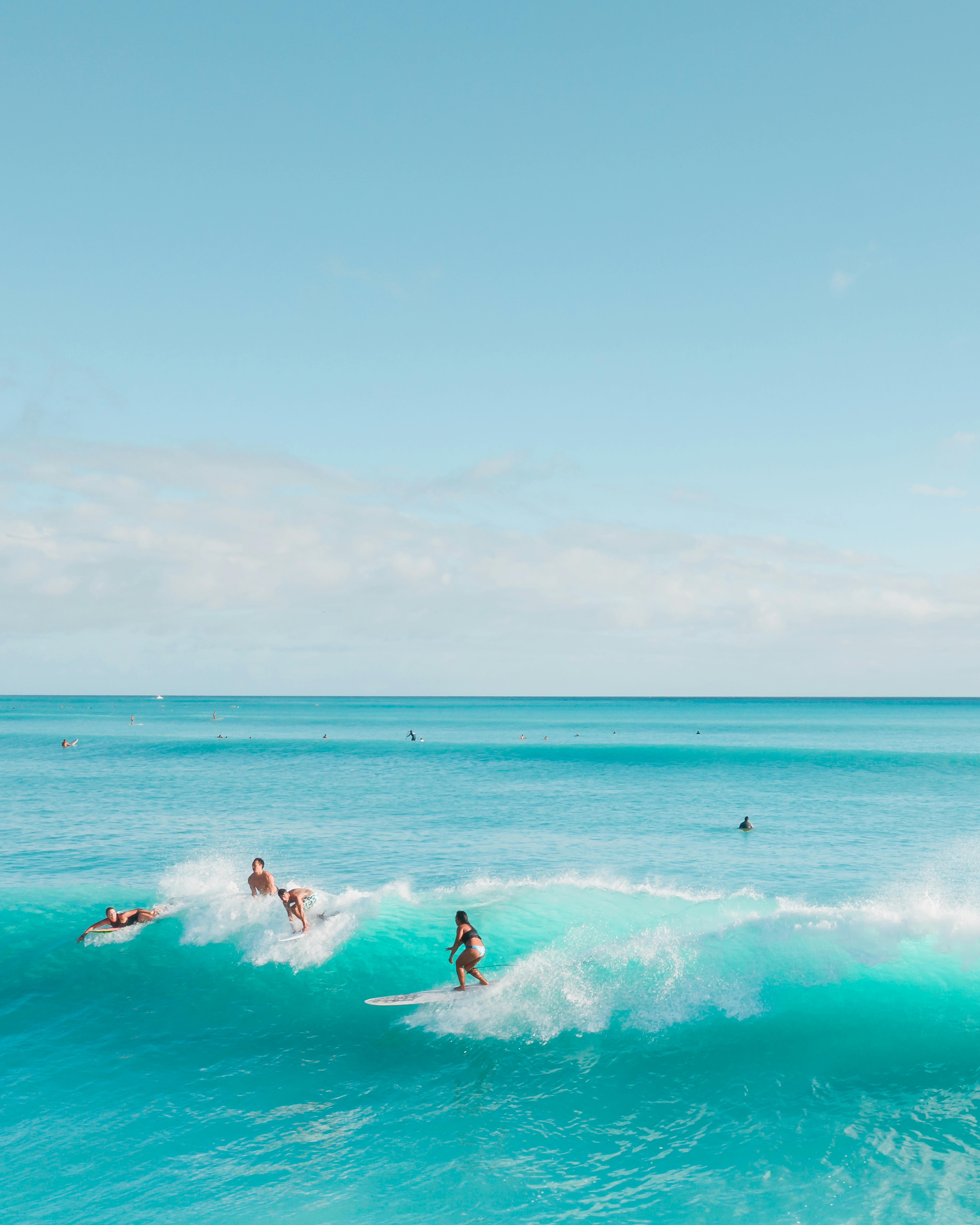 Person Surfing on Blue Ocean Water · Free Stock Photo