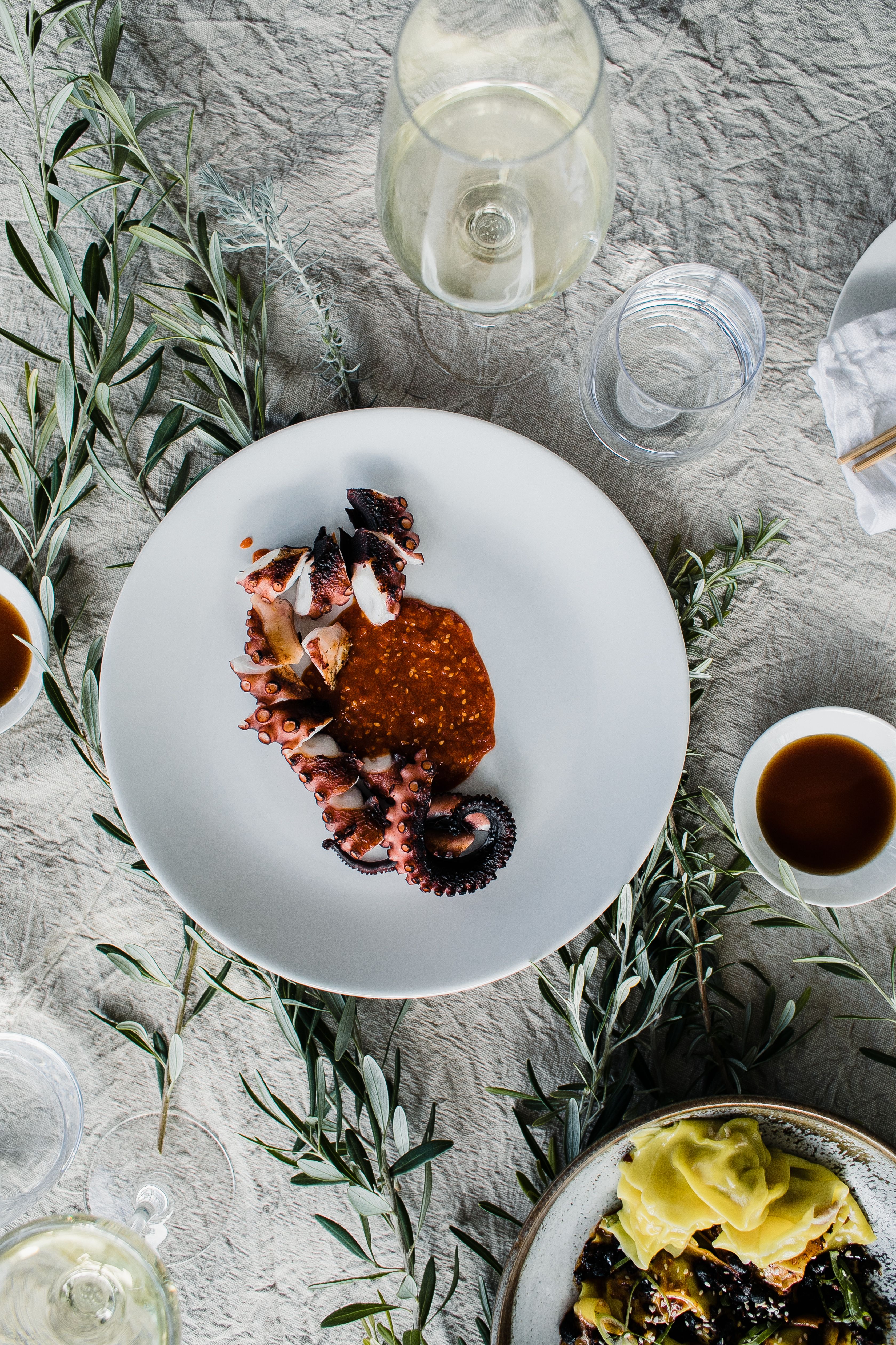 Cooked Food on White Ceramic Plate · Free Stock Photo